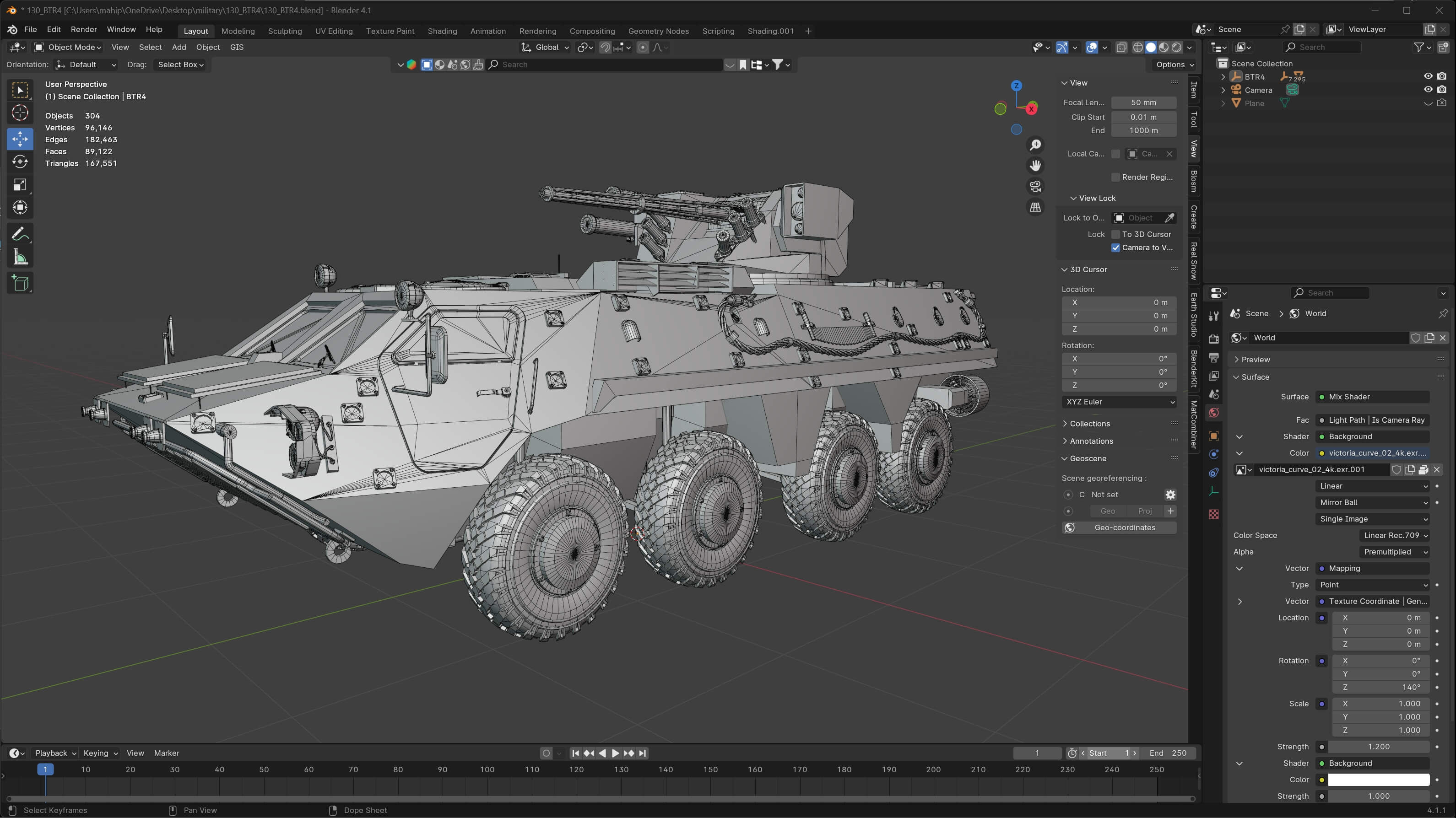 BTR-4E Infantry Fighting Vehicle 3D Model by 3dstudio