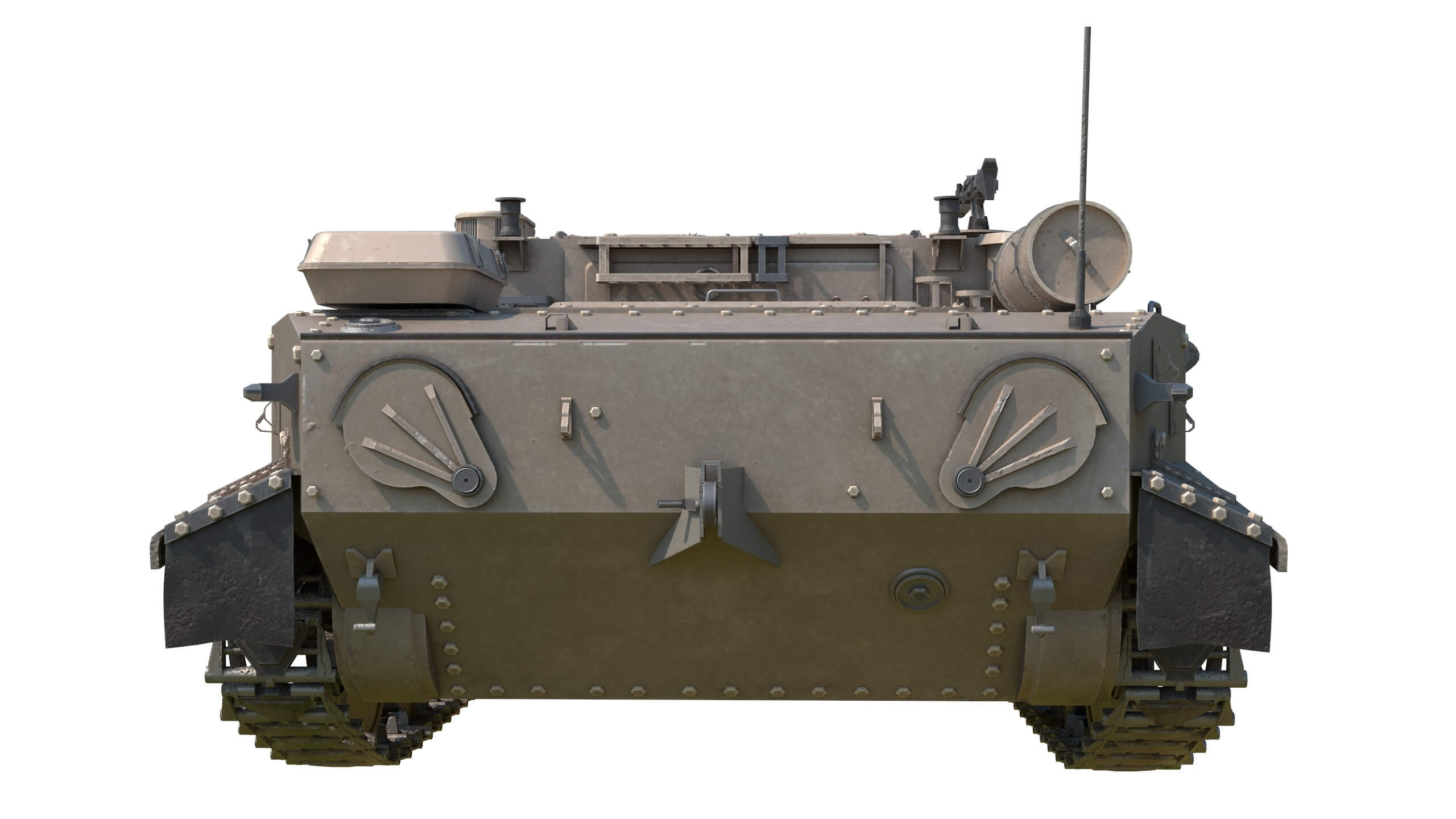 BTR 50 Amphibious Armored Tank 3D Model by 3dstudio