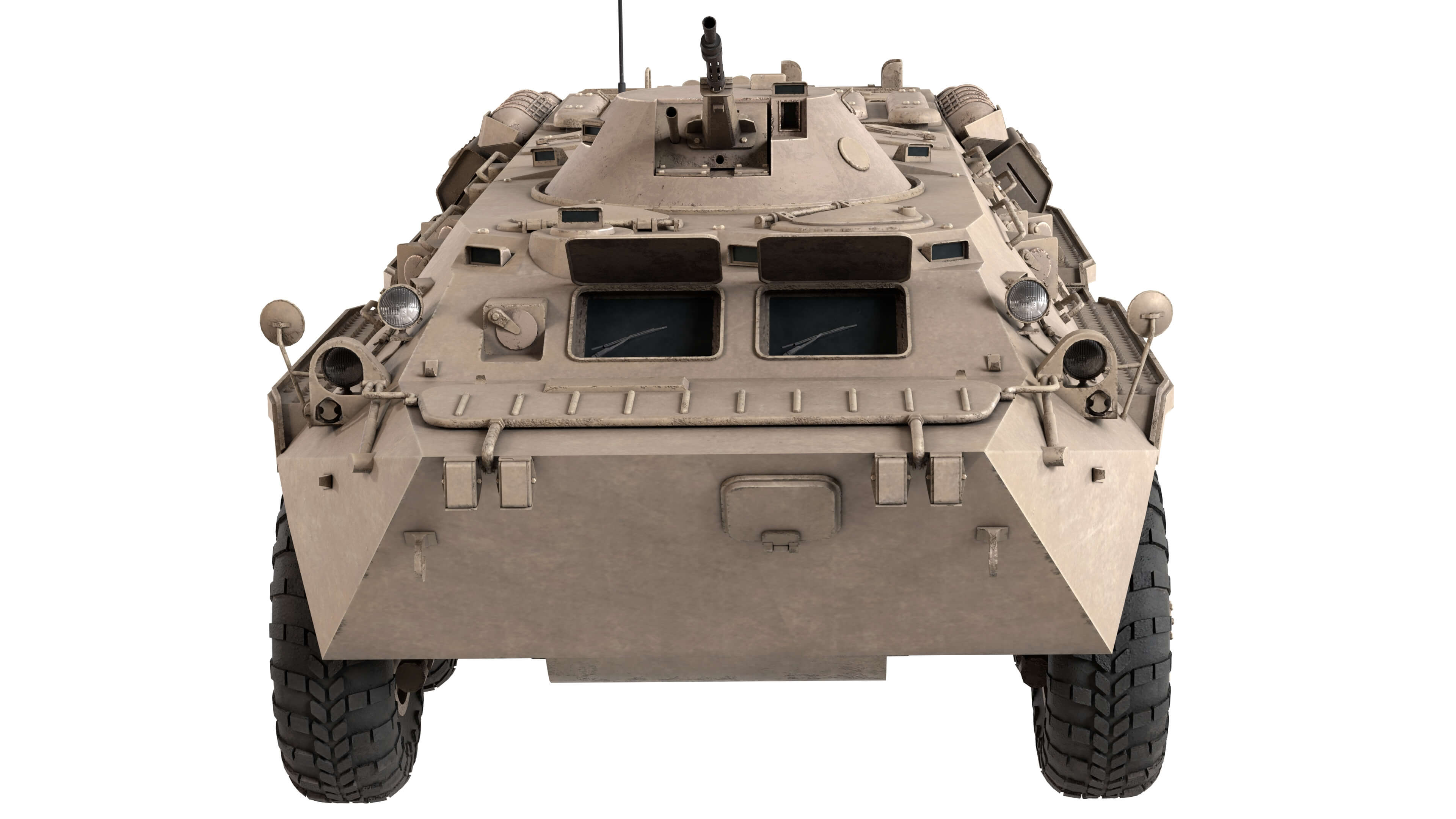 BTR 80 Armored Personnel Carrier - 3D Model by 3dstudio