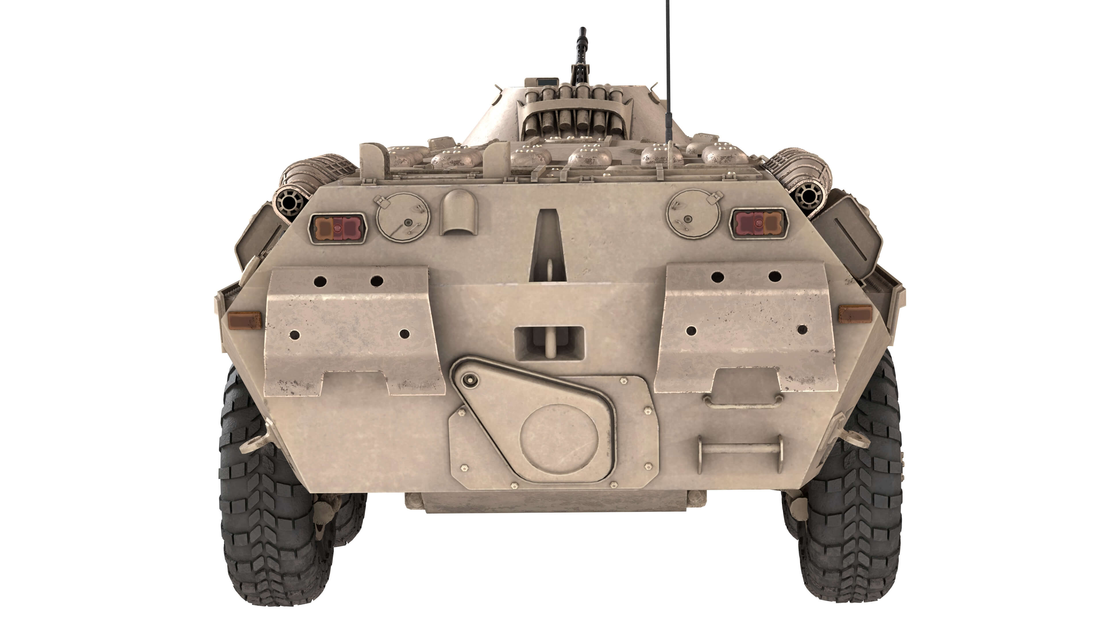 BTR 80 Armored Personnel Carrier - 3D Model by 3dstudio