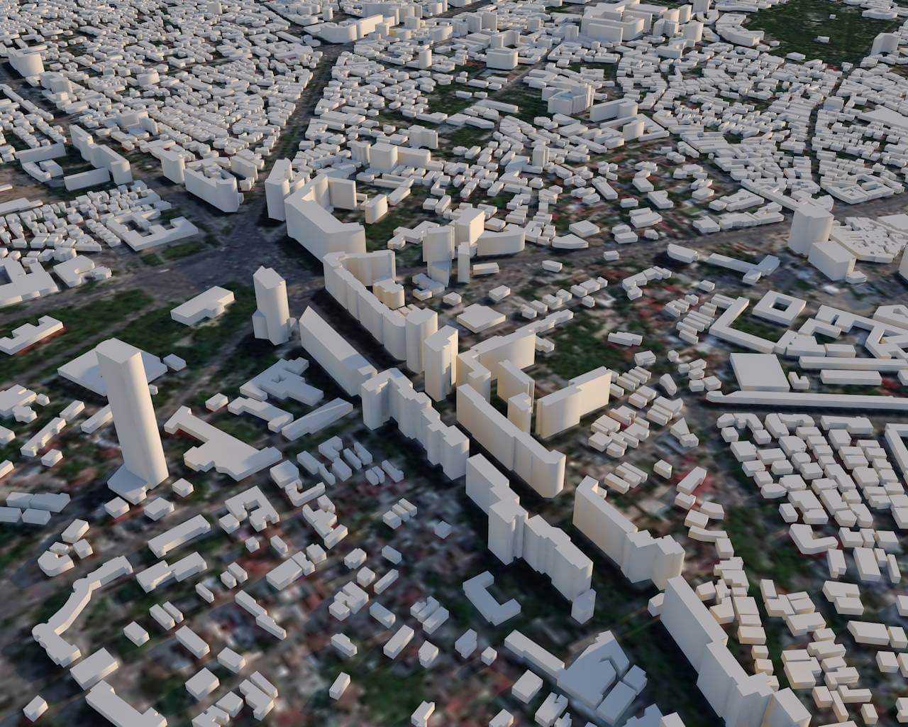 Bucharest Romania - 3D Model by 3dstudio