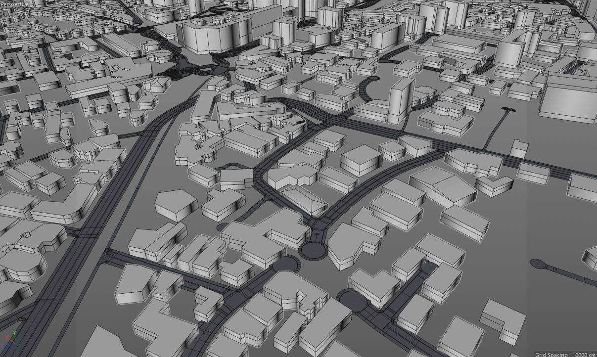 Bucharest Romania - 3D Model by 3dstudio