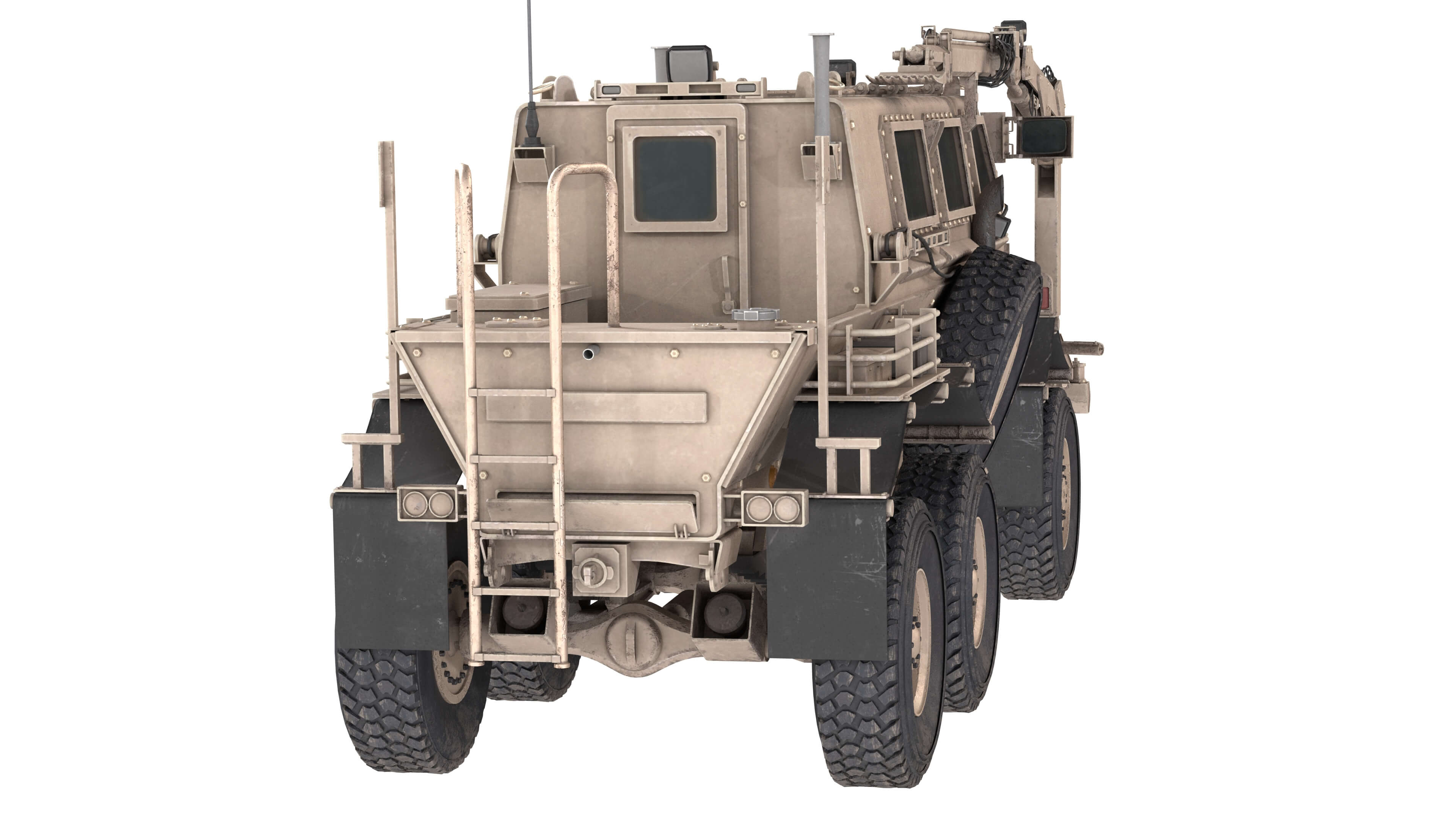 Buffalo MRAP Vehicle - 3D Model by 3dstudio