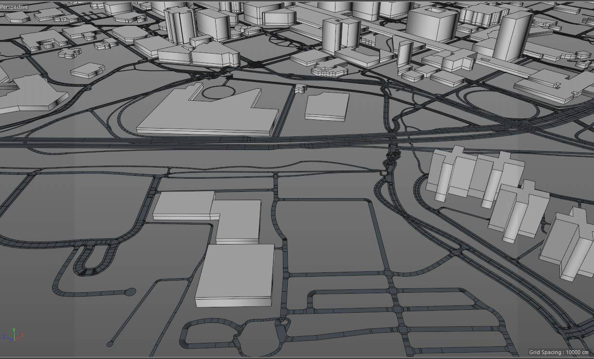 Buffalo New York - 3D Model by 3dstudio