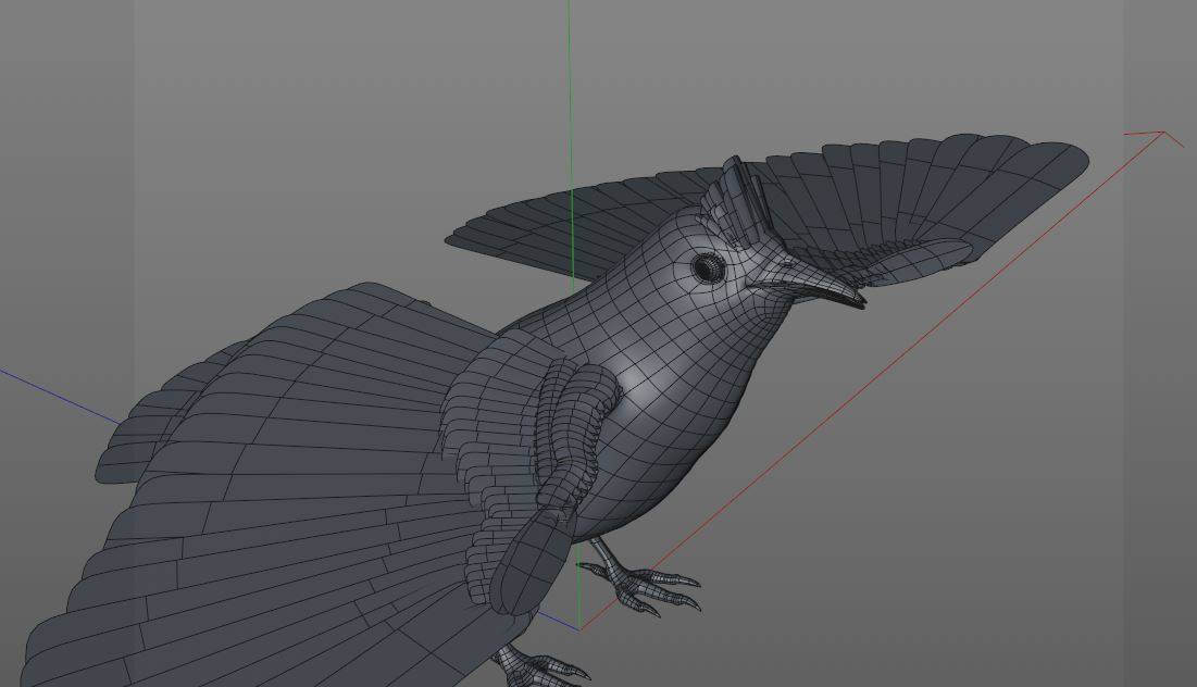 Bulbul - 3D Model by 3dstudio