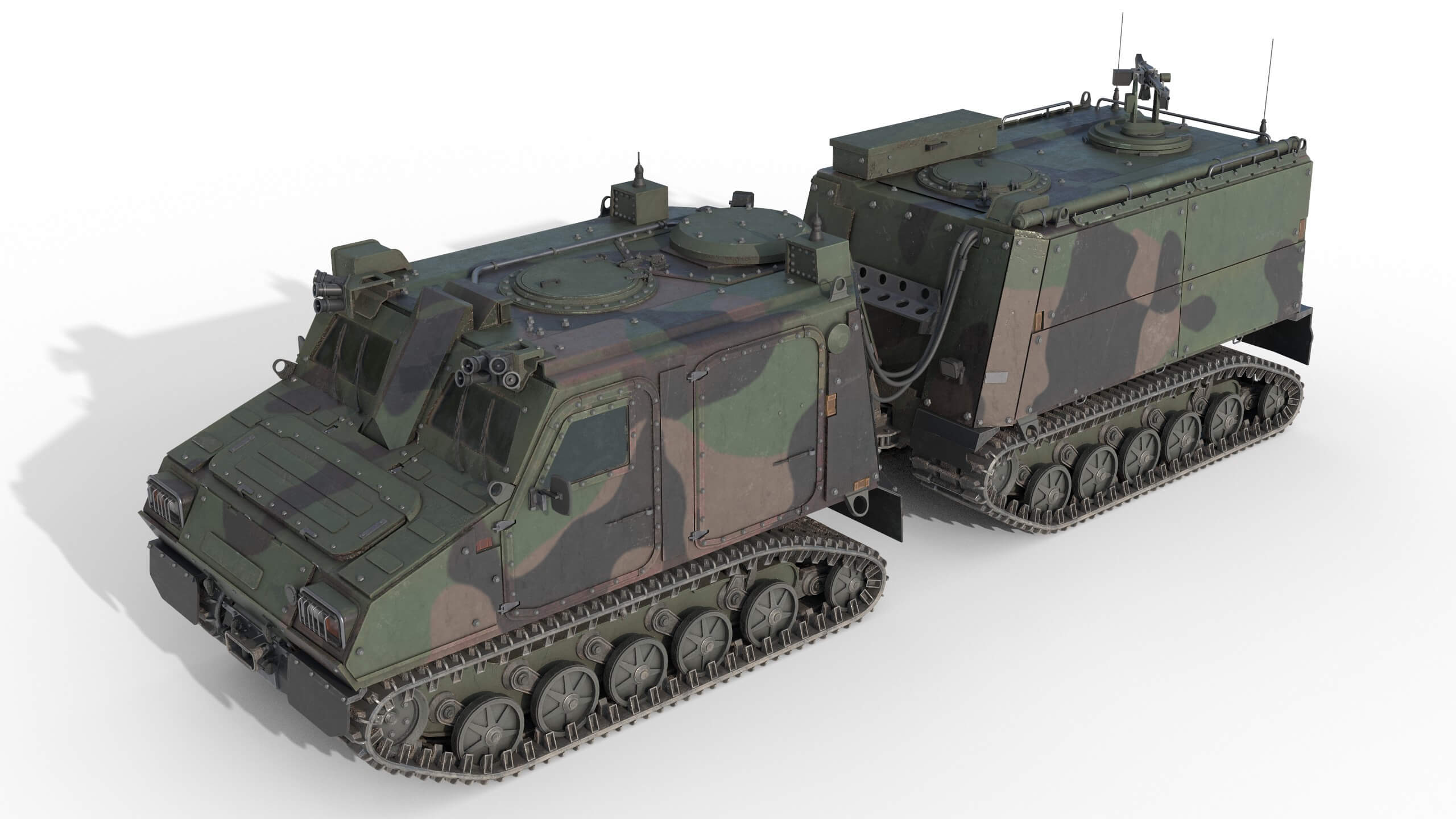 BVS10 Amphibious All Terrain Armored Vehicle Mkiib 3D Model by 3dstudio