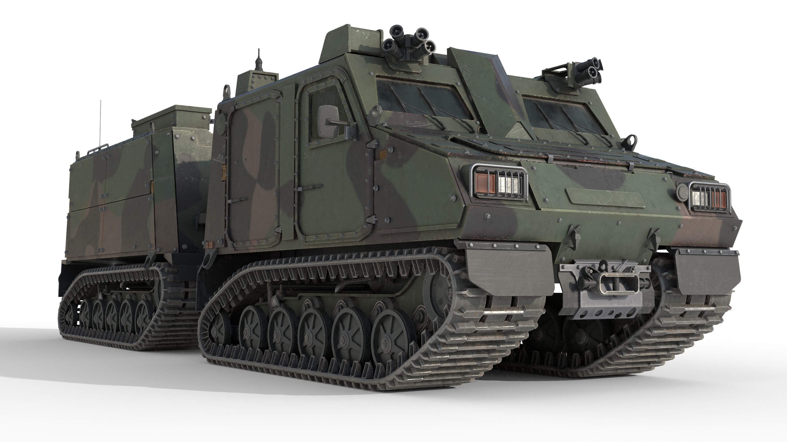 BVS10 Amphibious All Terrain Armored Vehicle Mkiib 3D Model by 3dstudio