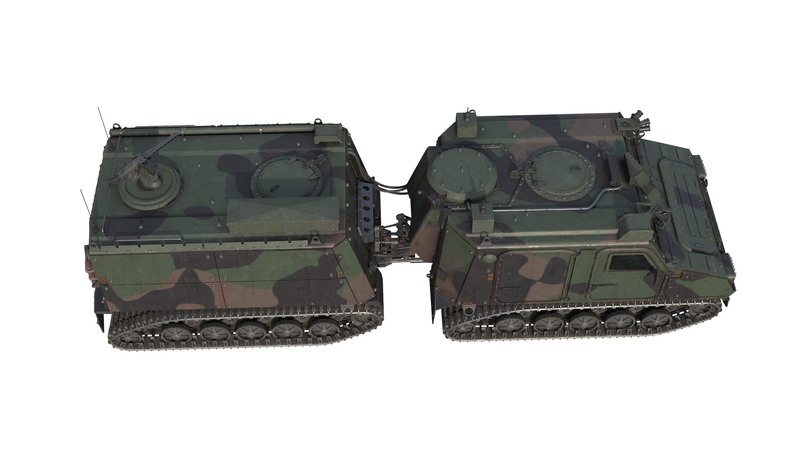 BVS10 Amphibious All Terrain Armored Vehicle - 3D Model by 3dstudio