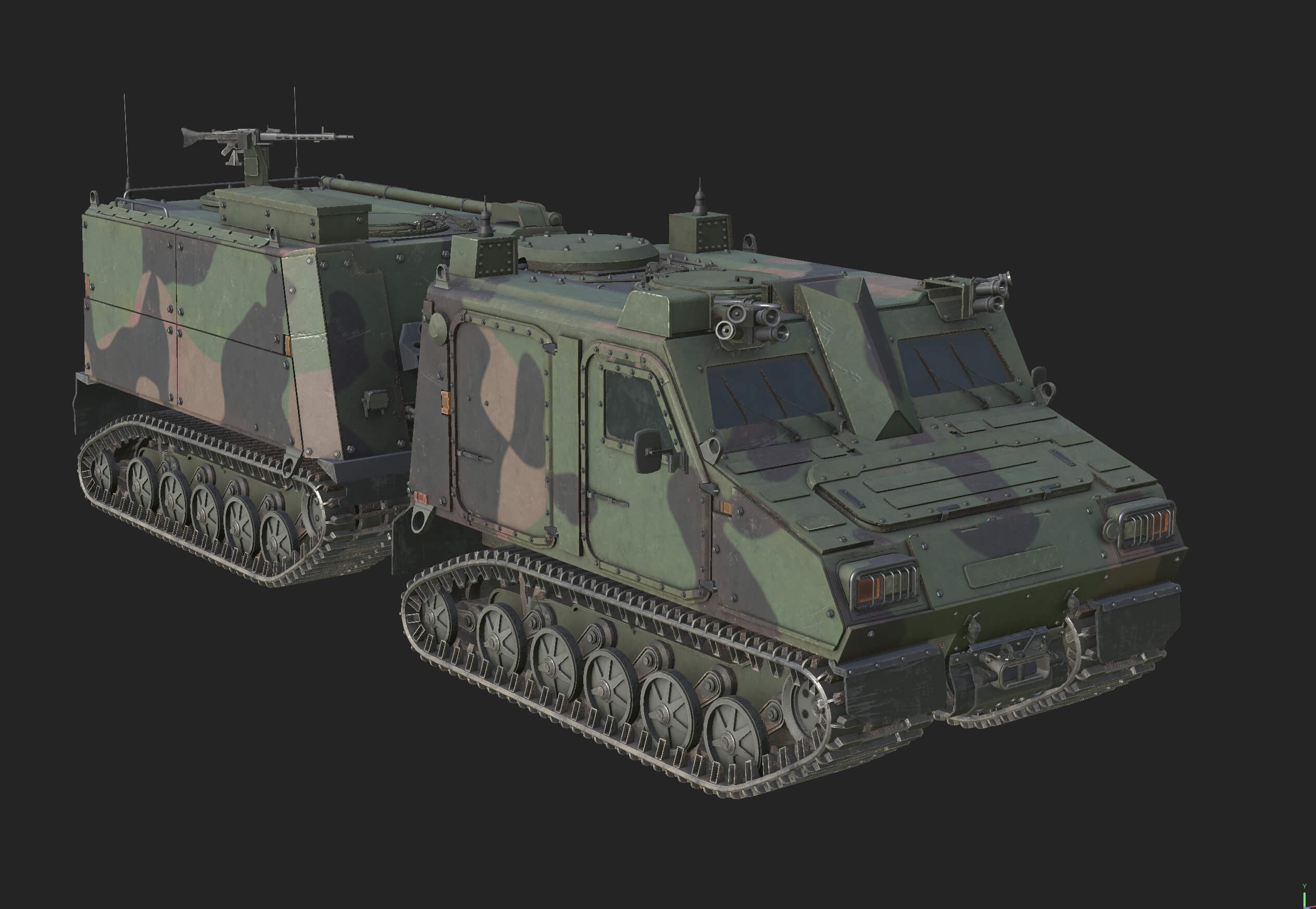 BVS10 Amphibious All Terrain Armored Vehicle Mkiib 3D Model by 3dstudio