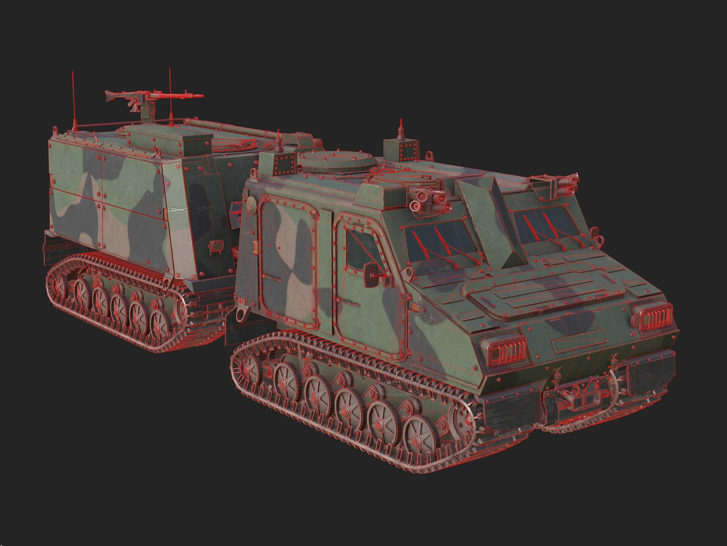 BVS10 Amphibious All Terrain Armored Vehicle Mkiib 3D Model by 3dstudio