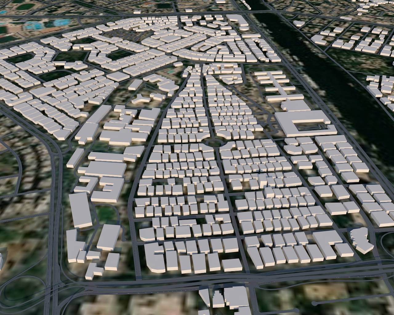 Cairo Egypt - 3D Model by 3dstudio