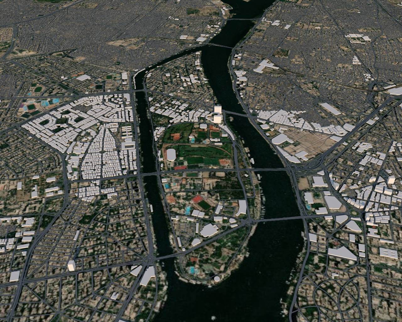 Cairo Egypt - 3D Model by 3dstudio