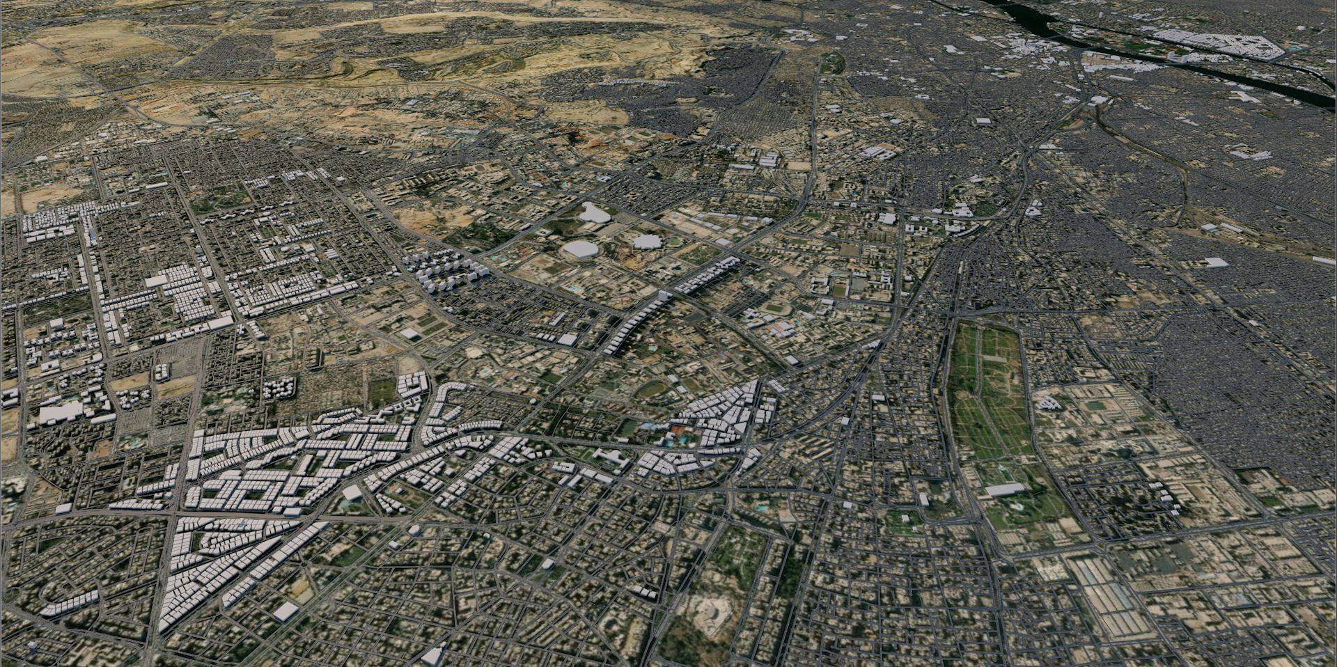 Cairo Egypt - 3D Model by 3dstudio