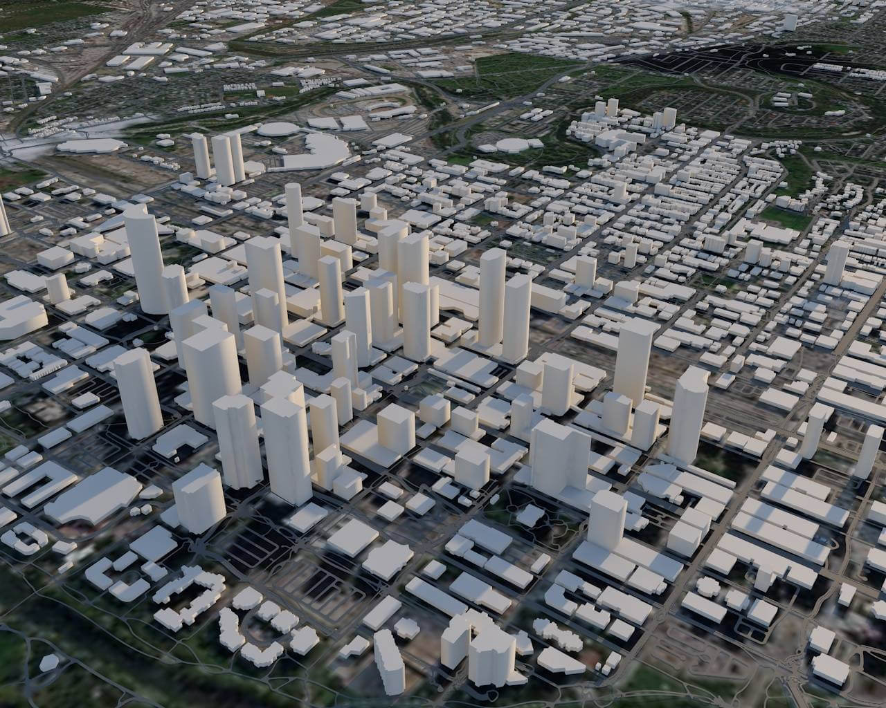 Calgary Canada - 3D Model by 3dstudio