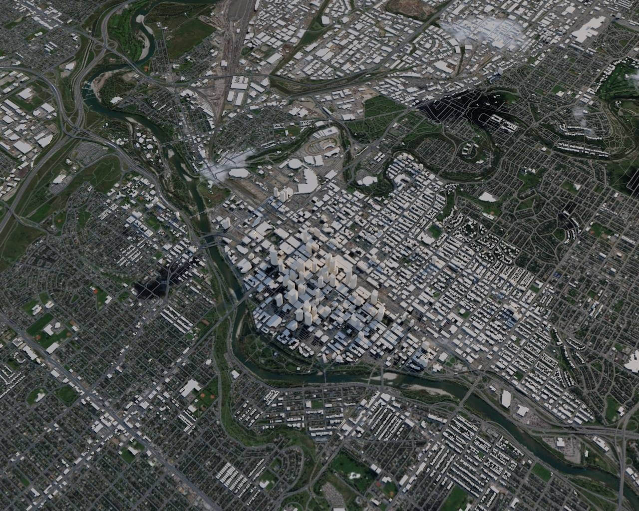 Calgary Canada - 3D Model by 3dstudio