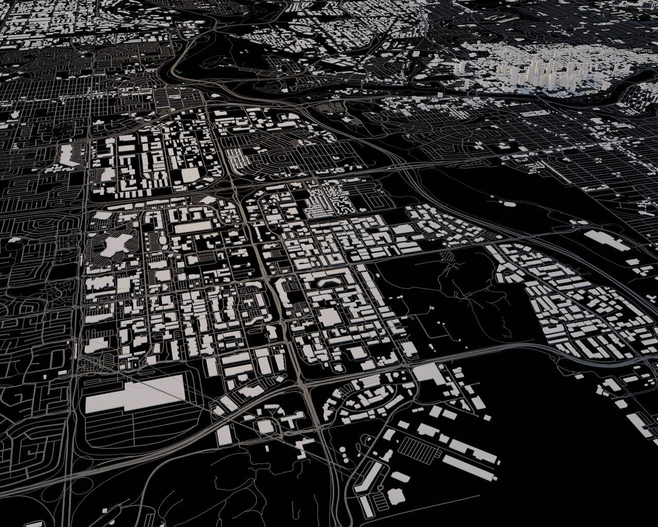 Calgary Canada - 3D Model by 3dstudio