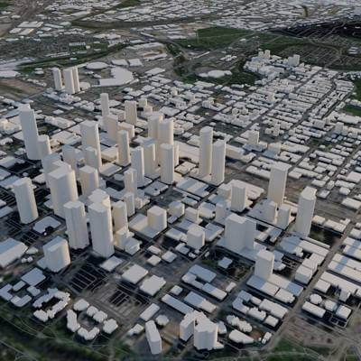 Calgary Canada - 3D Model by 3dstudio