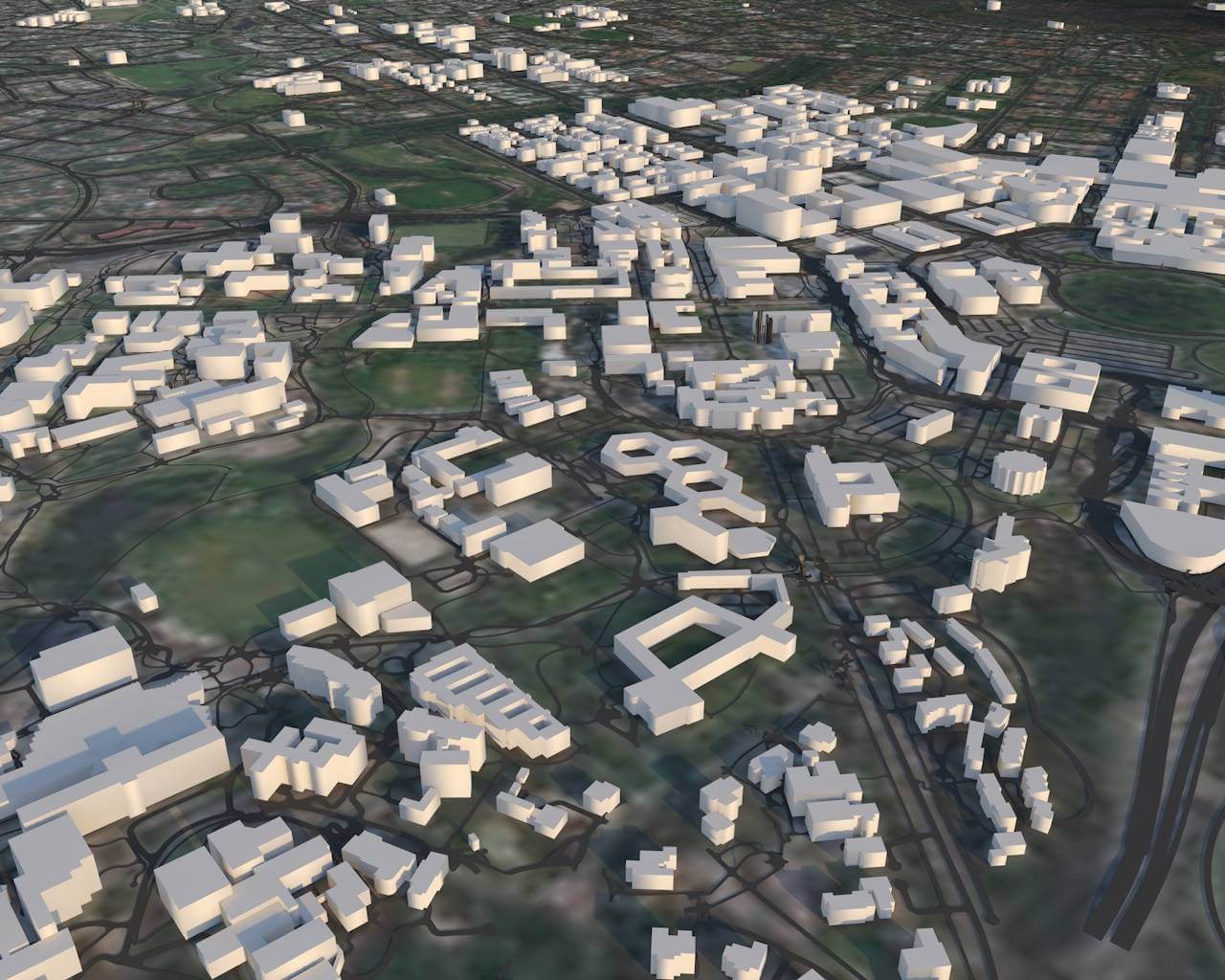 Canberra Australia - 3D Model by 3dstudio