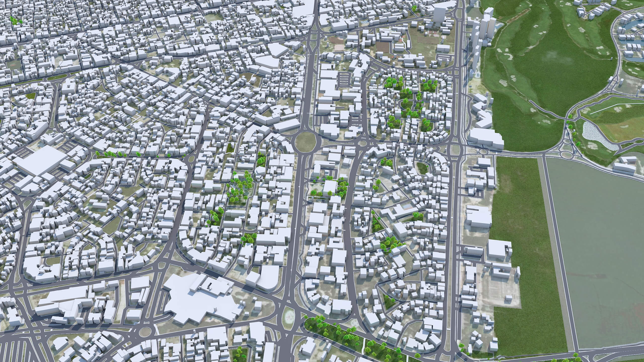 Cancun Quintana Roo Mexico 3D Model 30km by 3dstudio