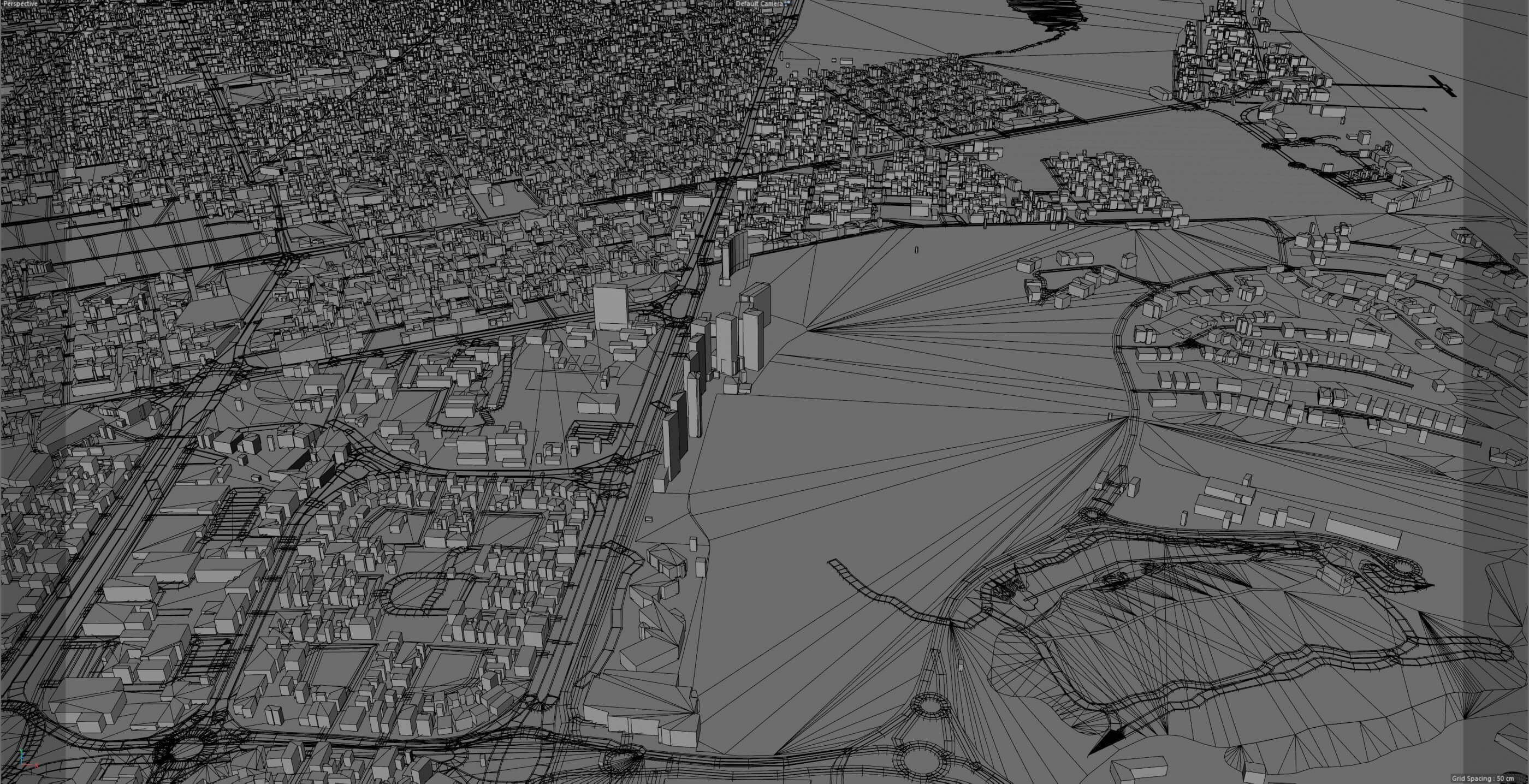 Cancun Quintana Roo Mexico 3D Model 30km by 3dstudio