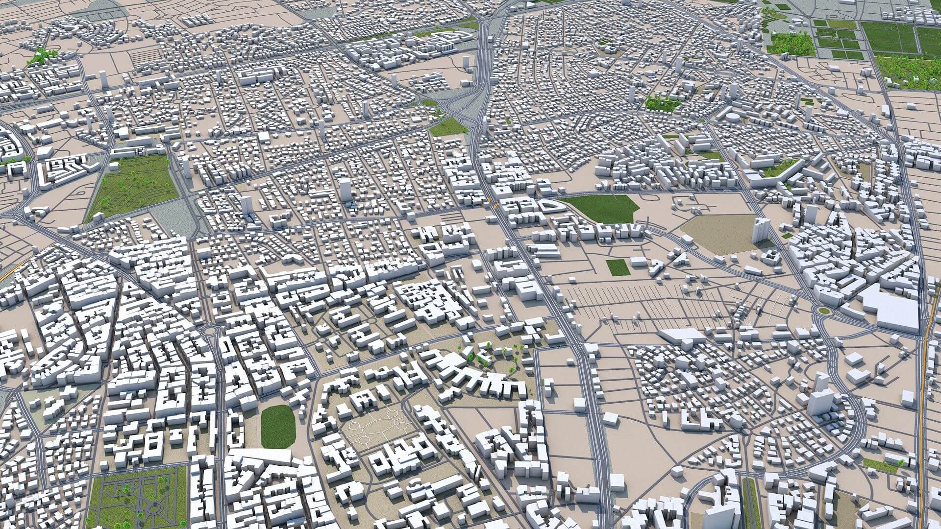 Casablanca Morocco 40km - 3D Model by 3dstudio