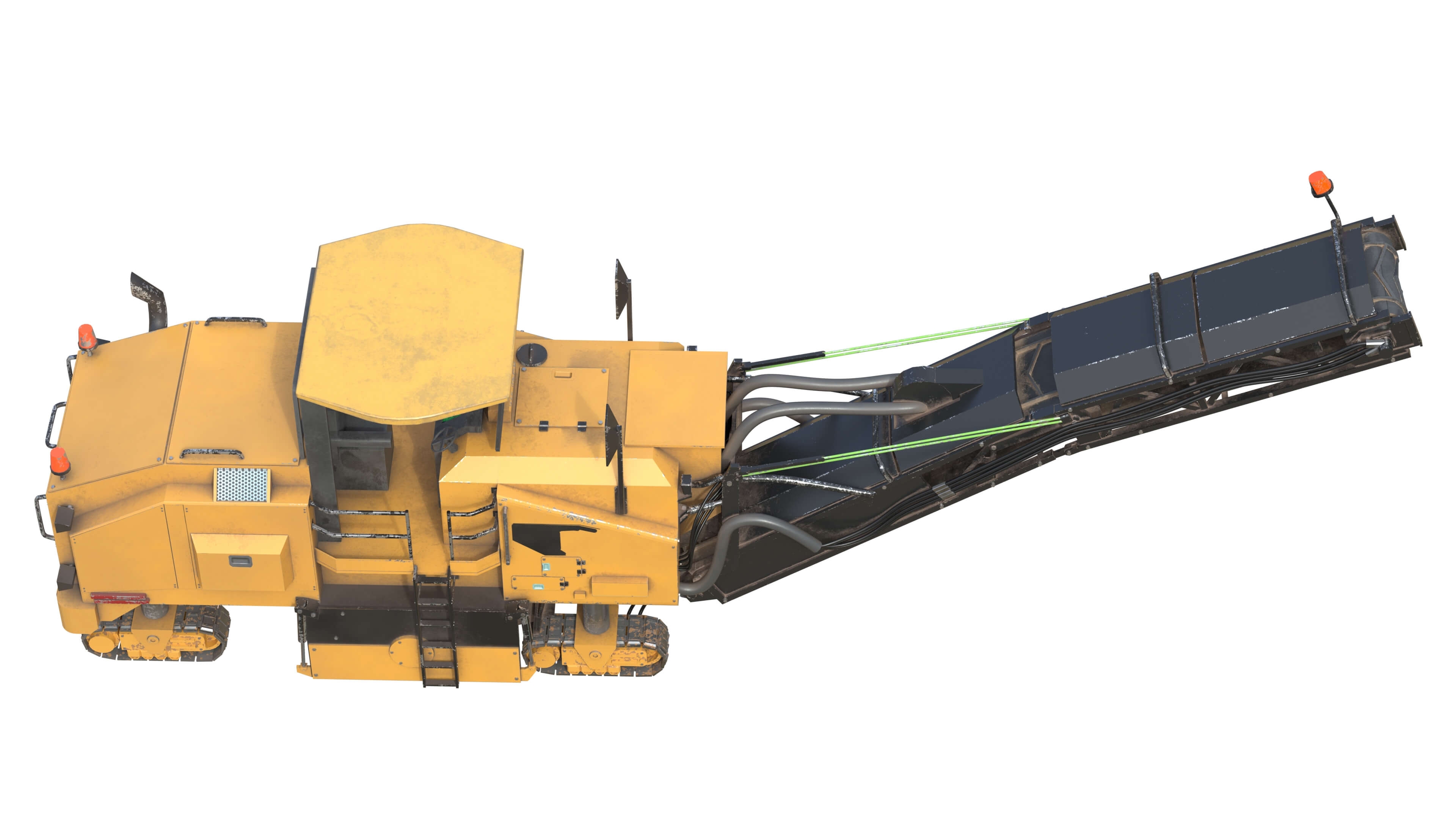 CAT PM200 Cold Planer - 3D Model by 3dstudio