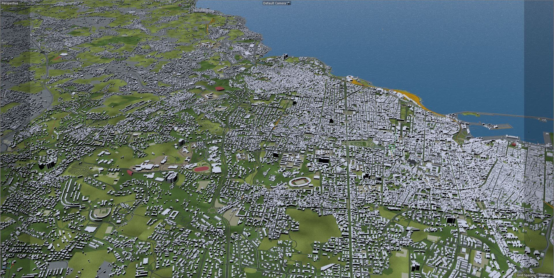 Catania Sicily 30km - 3D Model by 3dstudio