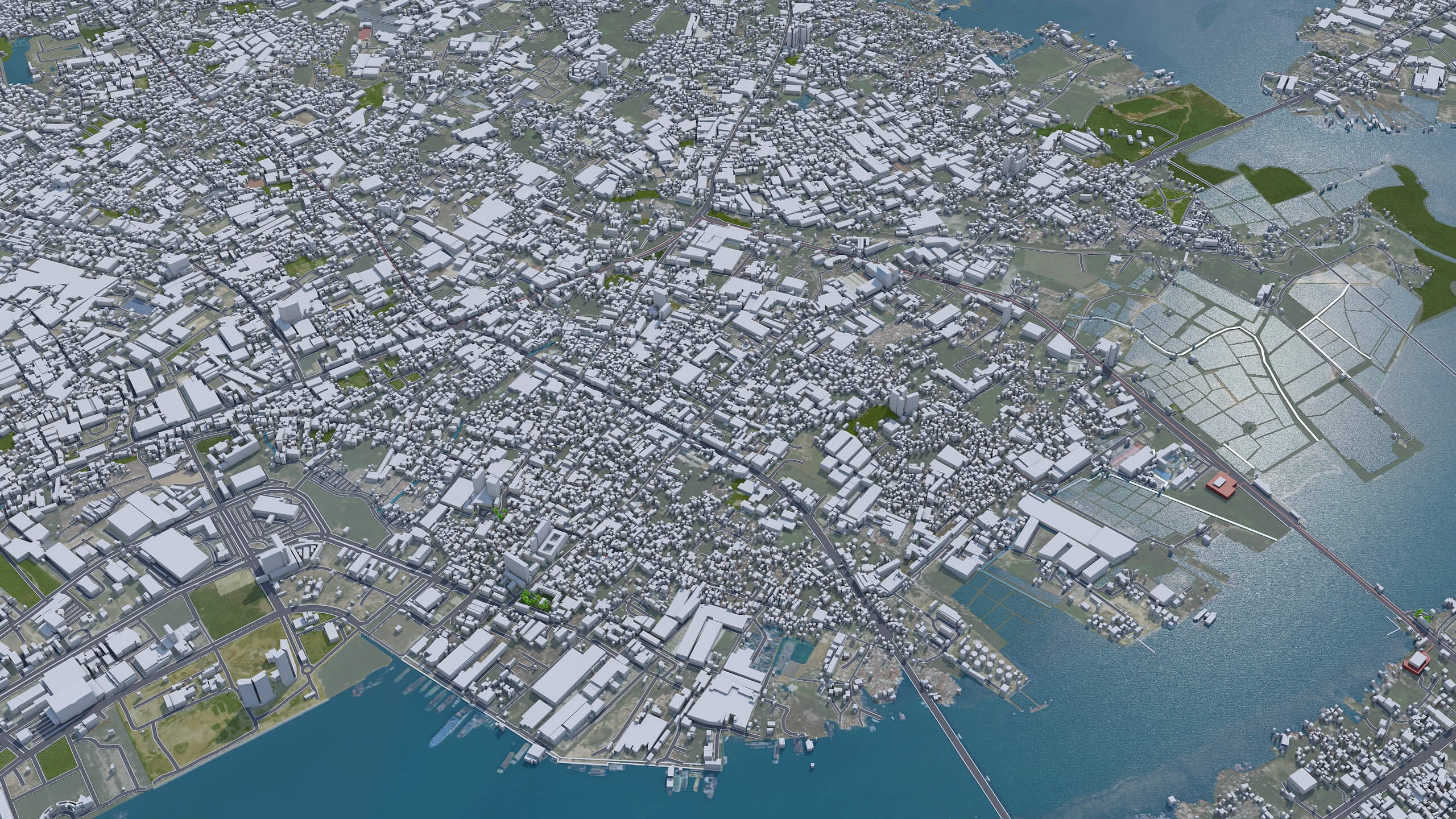 Cebu City Philippines 3D Model 30km by 3dstudio