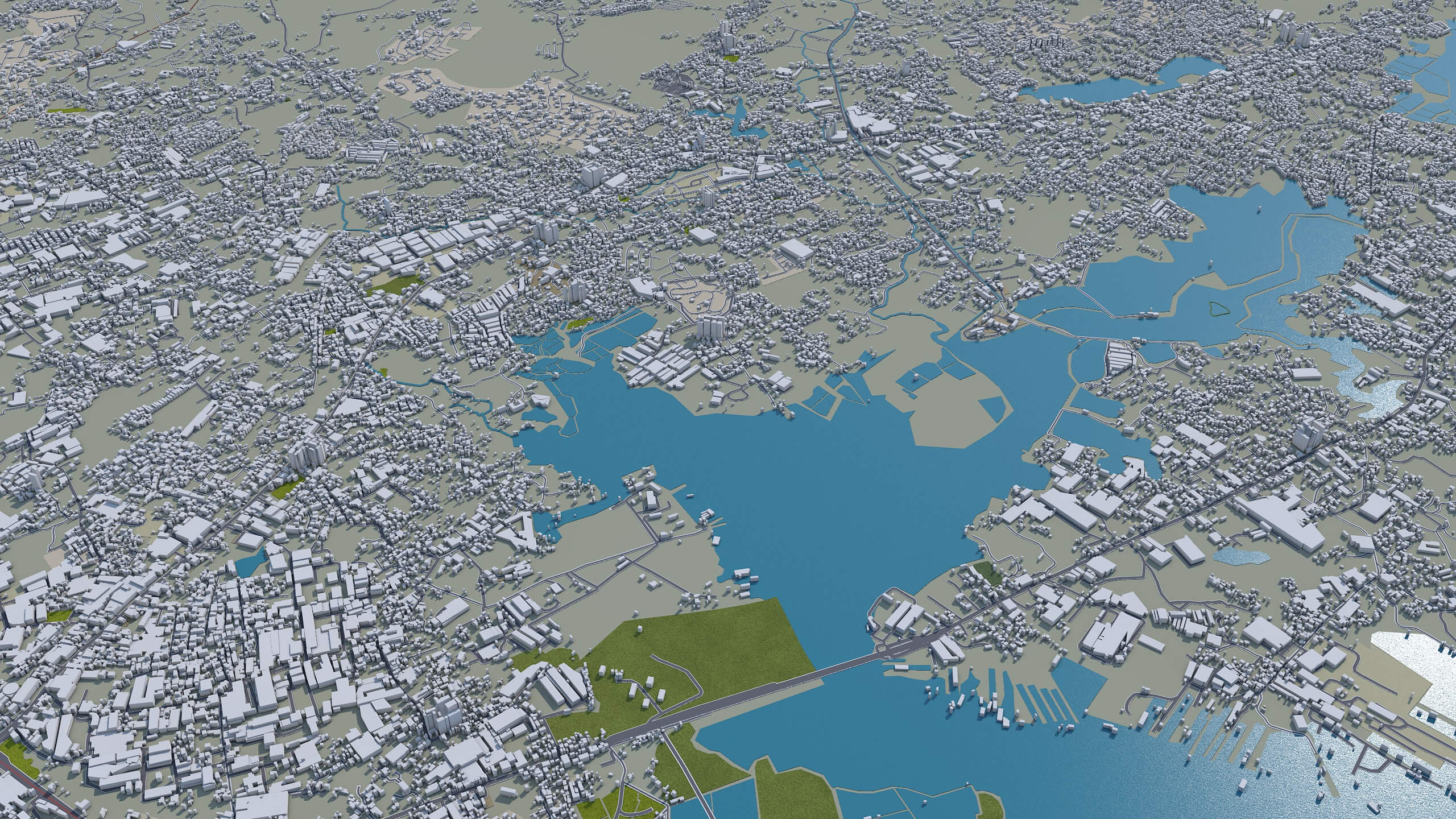 Cebu City Philippines 3D Model 30km by 3dstudio