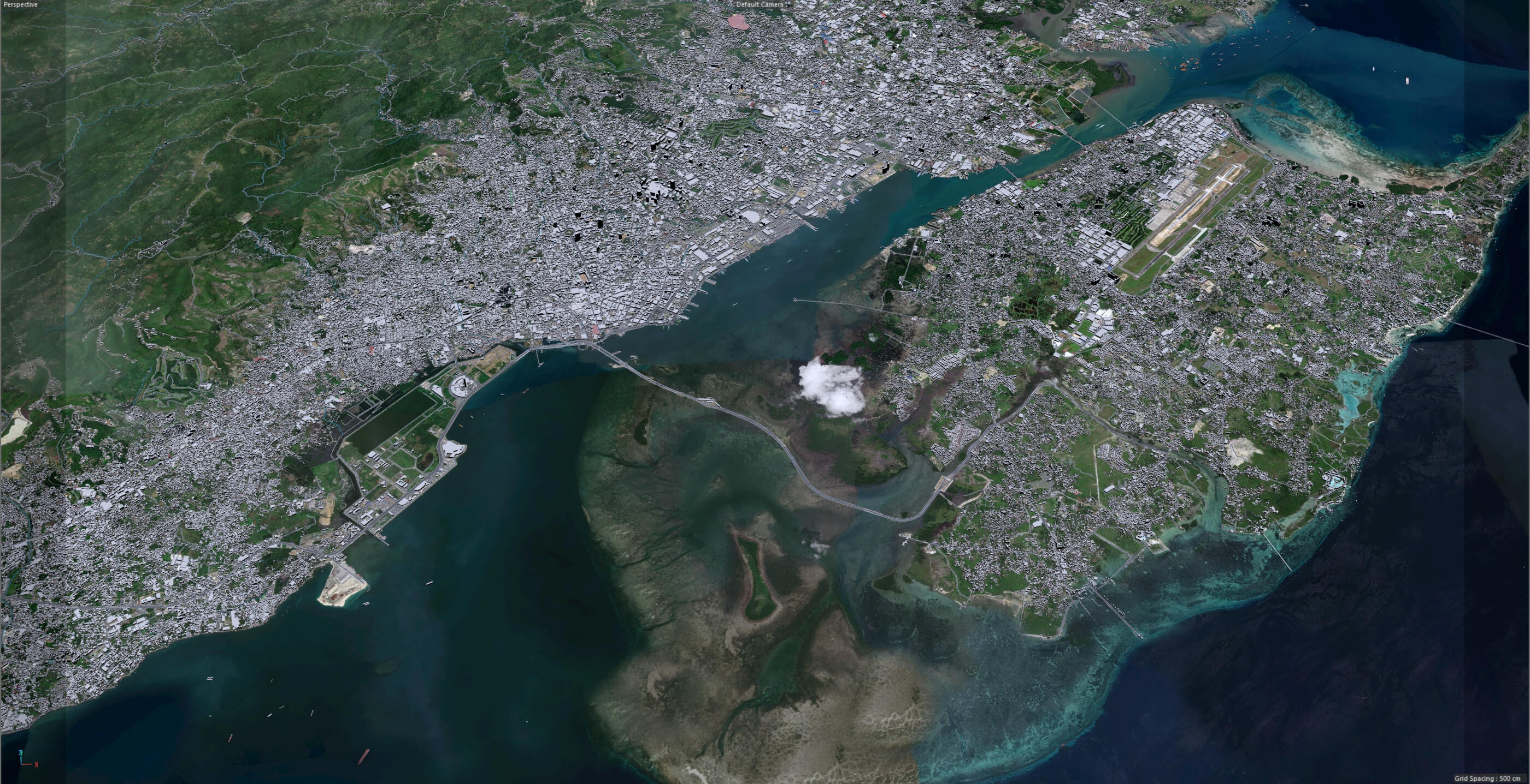 Cebu City Philippines 3D Model 30km by 3dstudio