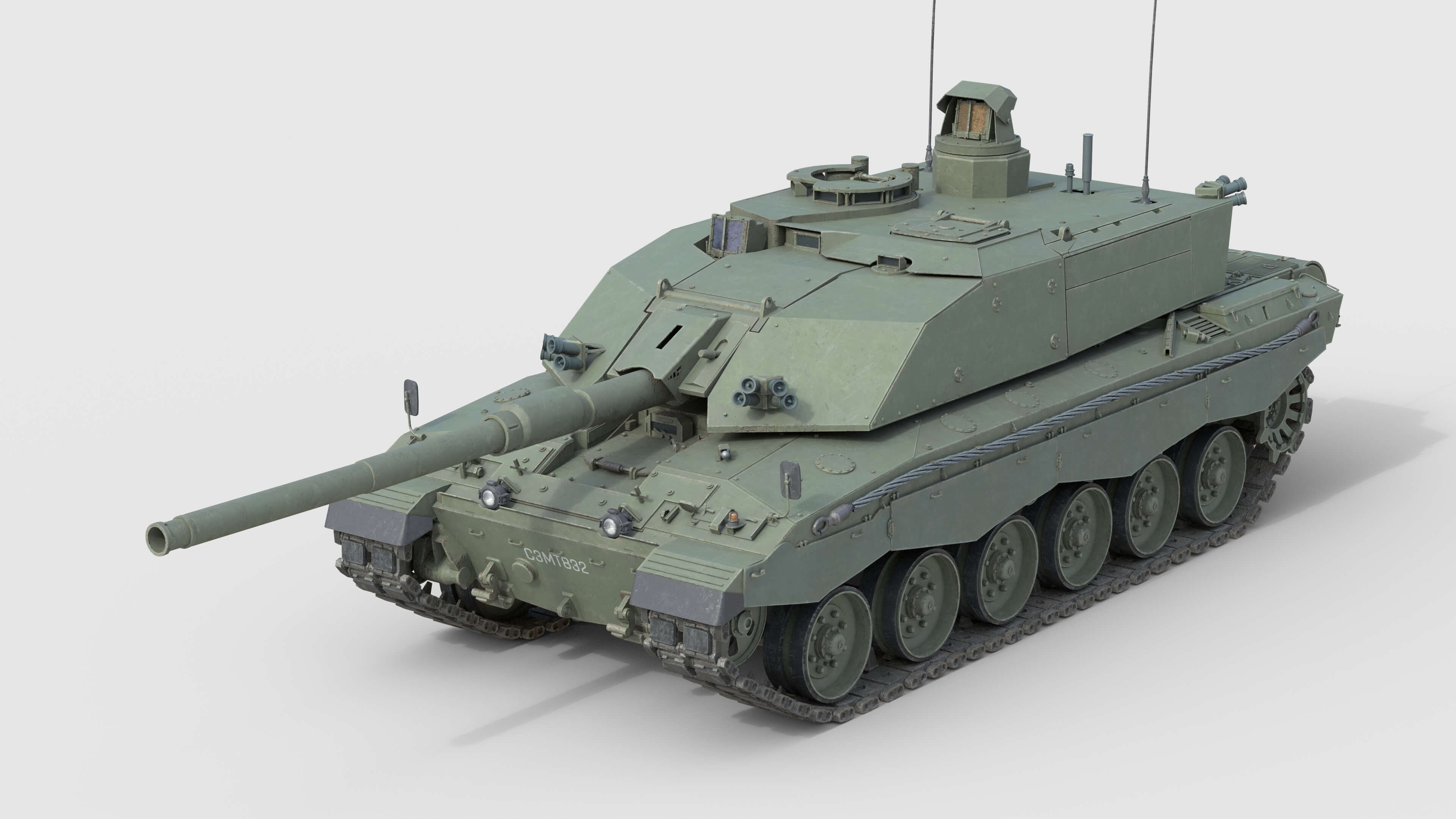 Challenger 3 Main Battle Tank - 3D Model by 3dstudio