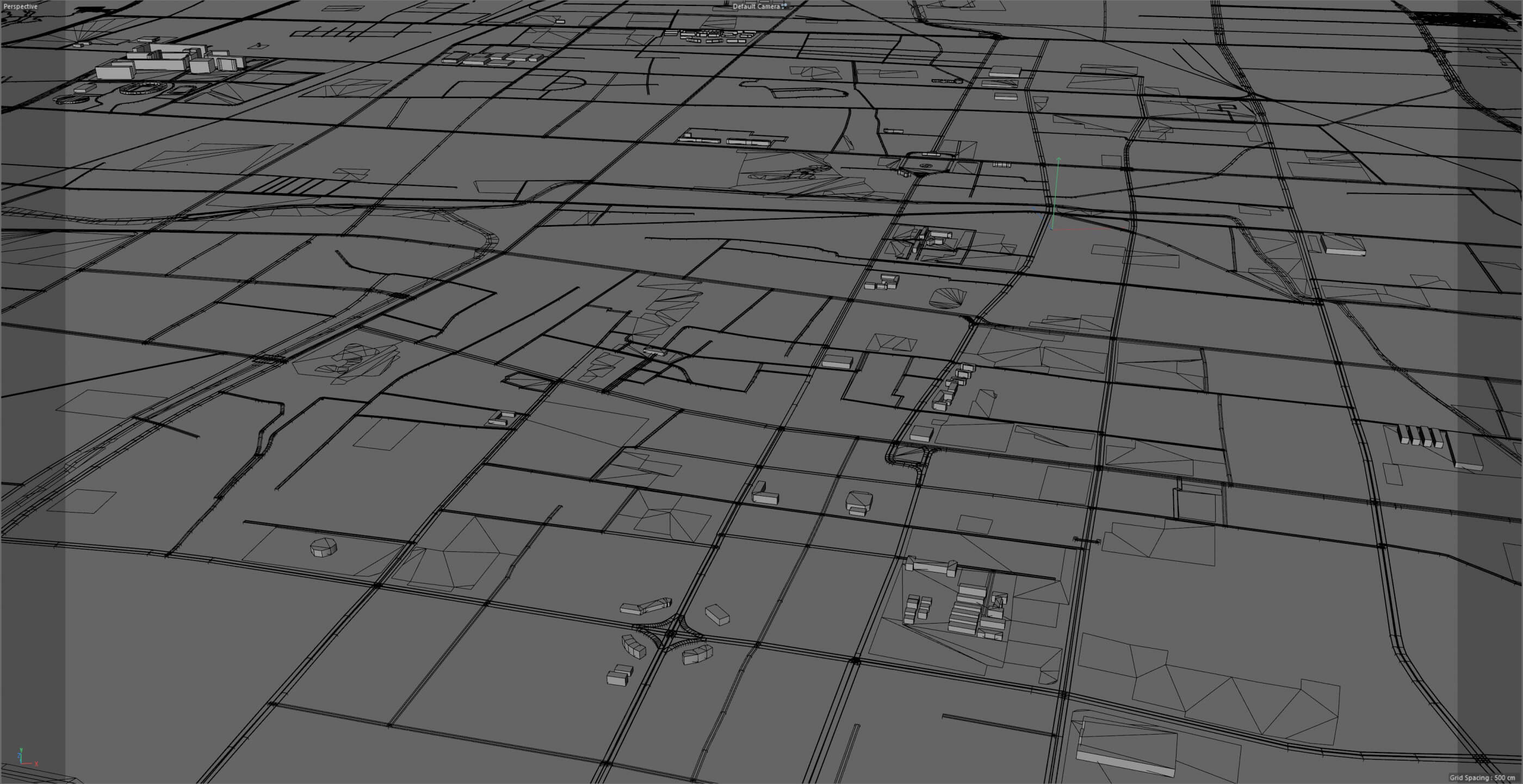 Changzhi City Shanxi China 3D Model 40km by 3dstudio