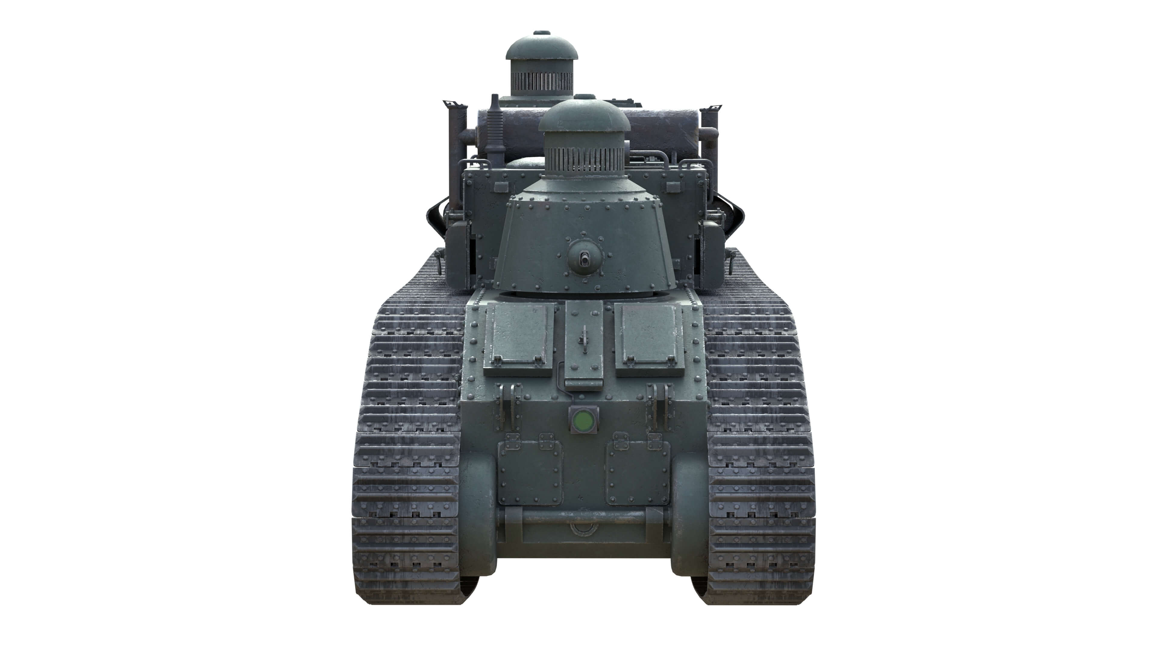 Char 2C Heavy Tank - 3D Model by 3dstudio