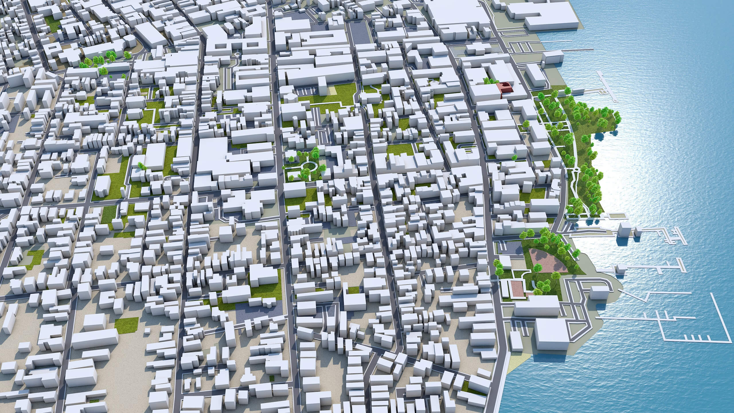 Charleston, South Carolina 60km - 3D Model by 3dstudio