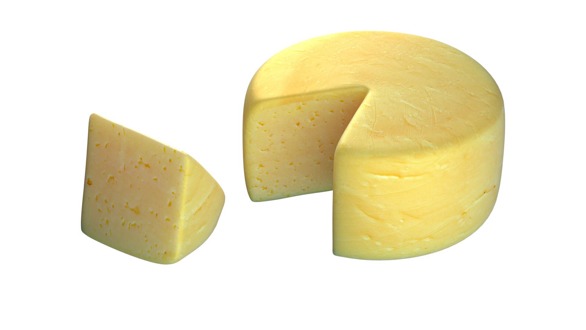 Cheese Wheel 3D Model by 3dstudio