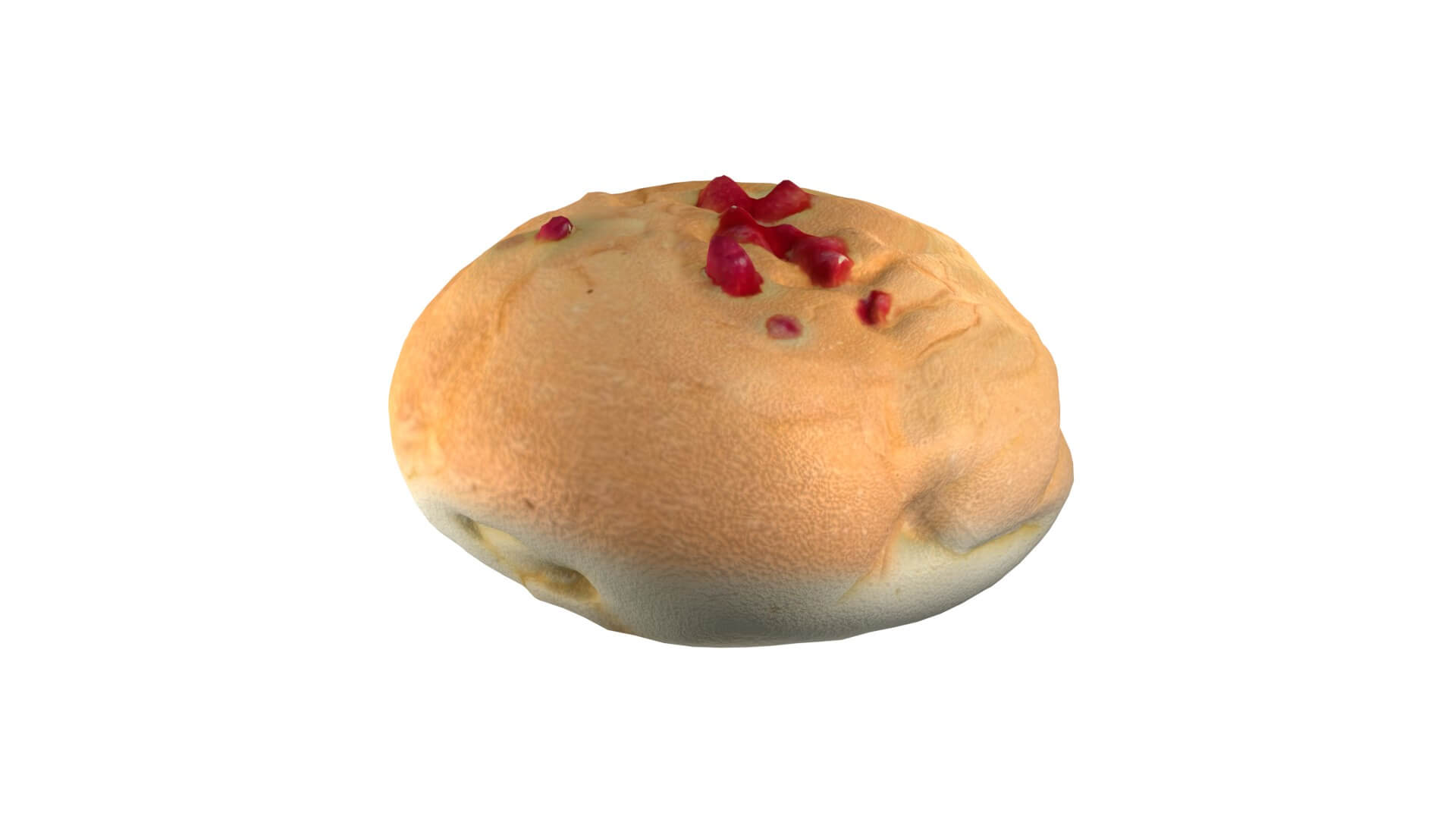 Cherry Bun 3D Model by 3dstudio