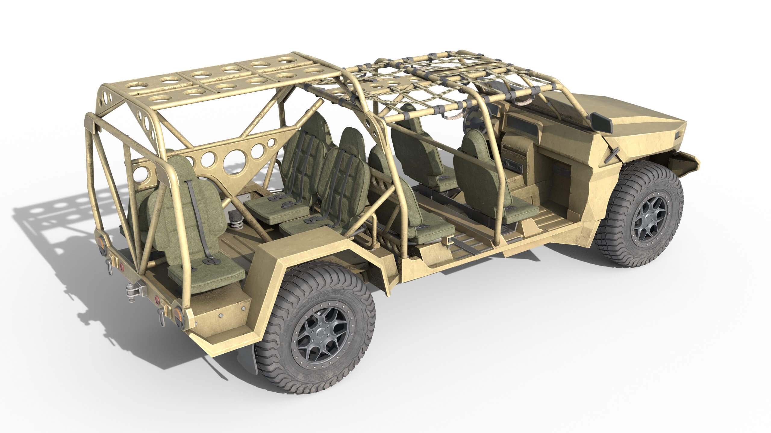 Chevy Colorado ZR2 Military Isv V2 - 3D Model by 3dstudio