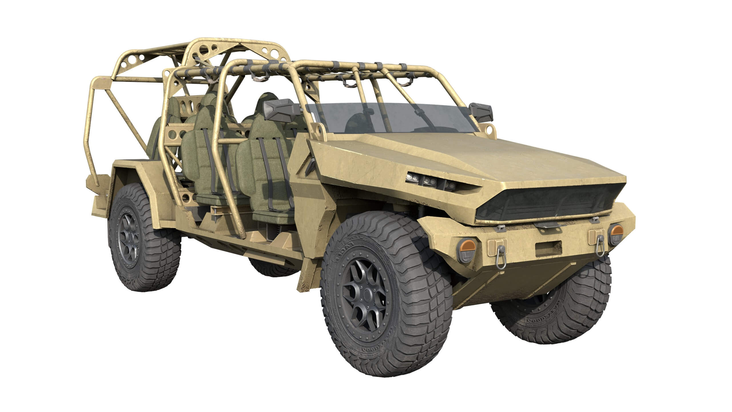 Chevy Colorado ZR2 Military Isv V2 - 3D Model by 3dstudio