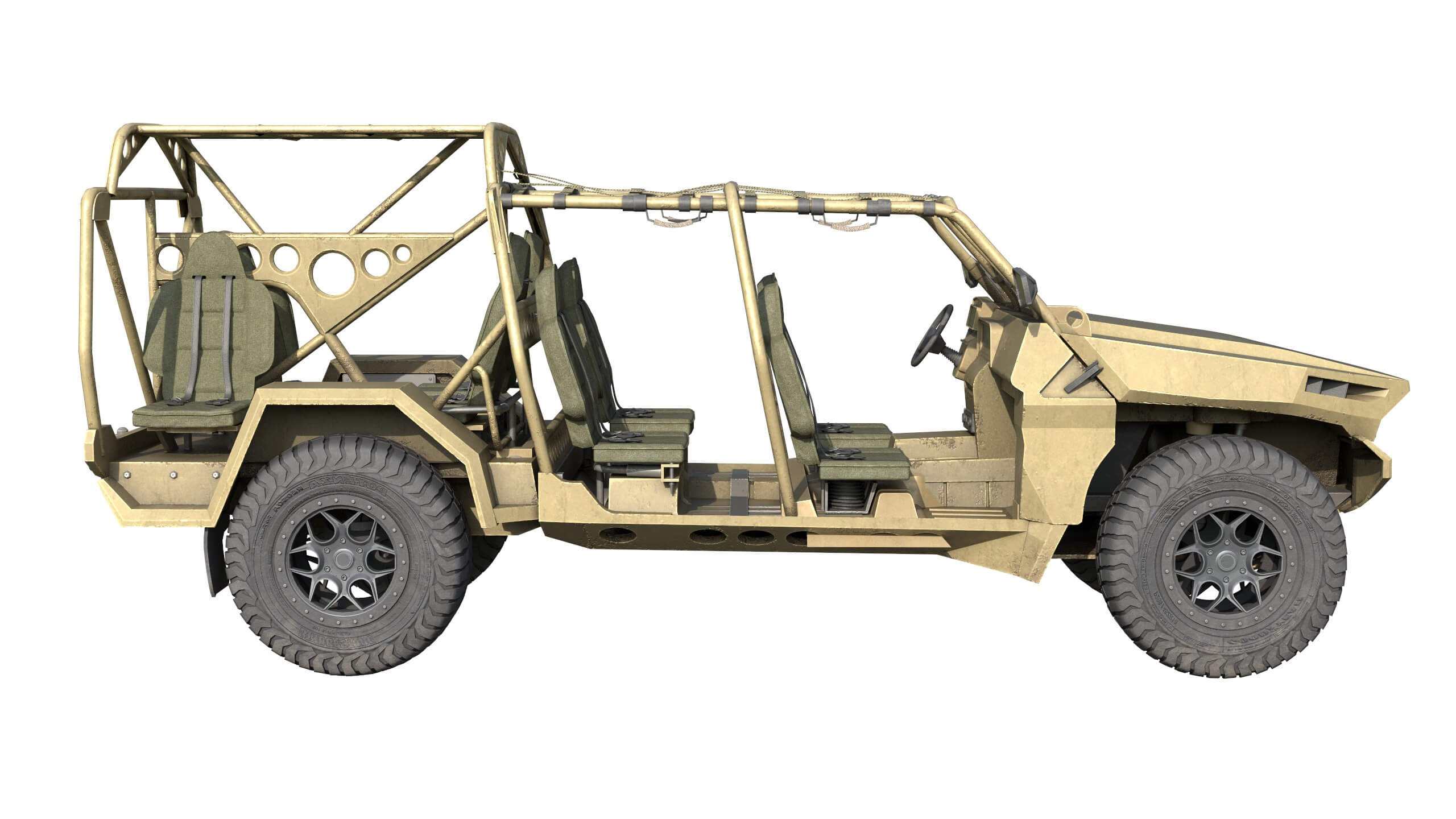 Chevy Colorado ZR2 Military Isv V2 - 3D Model by 3dstudio