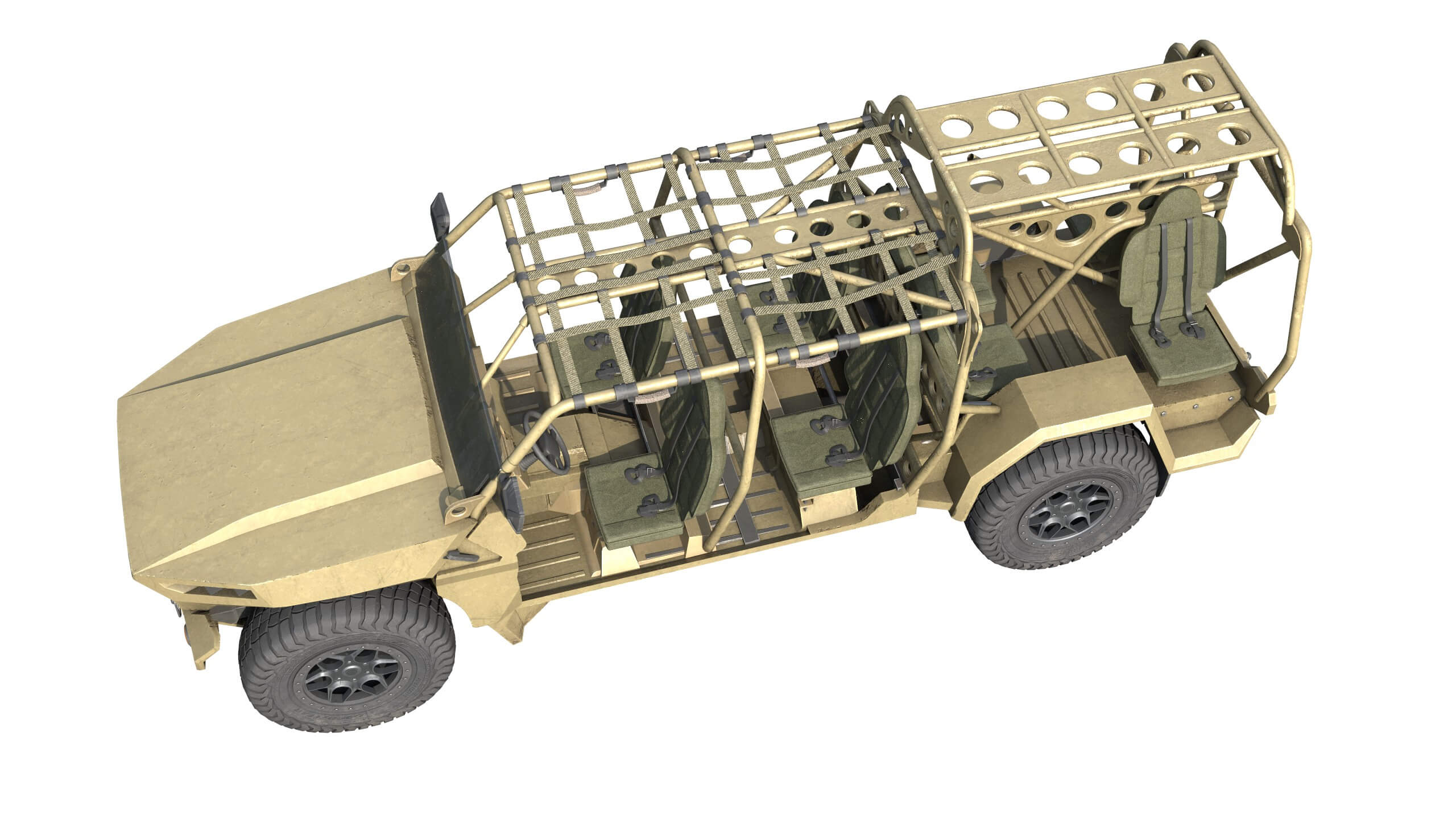 Chevy Colorado ZR2 Military Isv V2 - 3D Model by 3dstudio