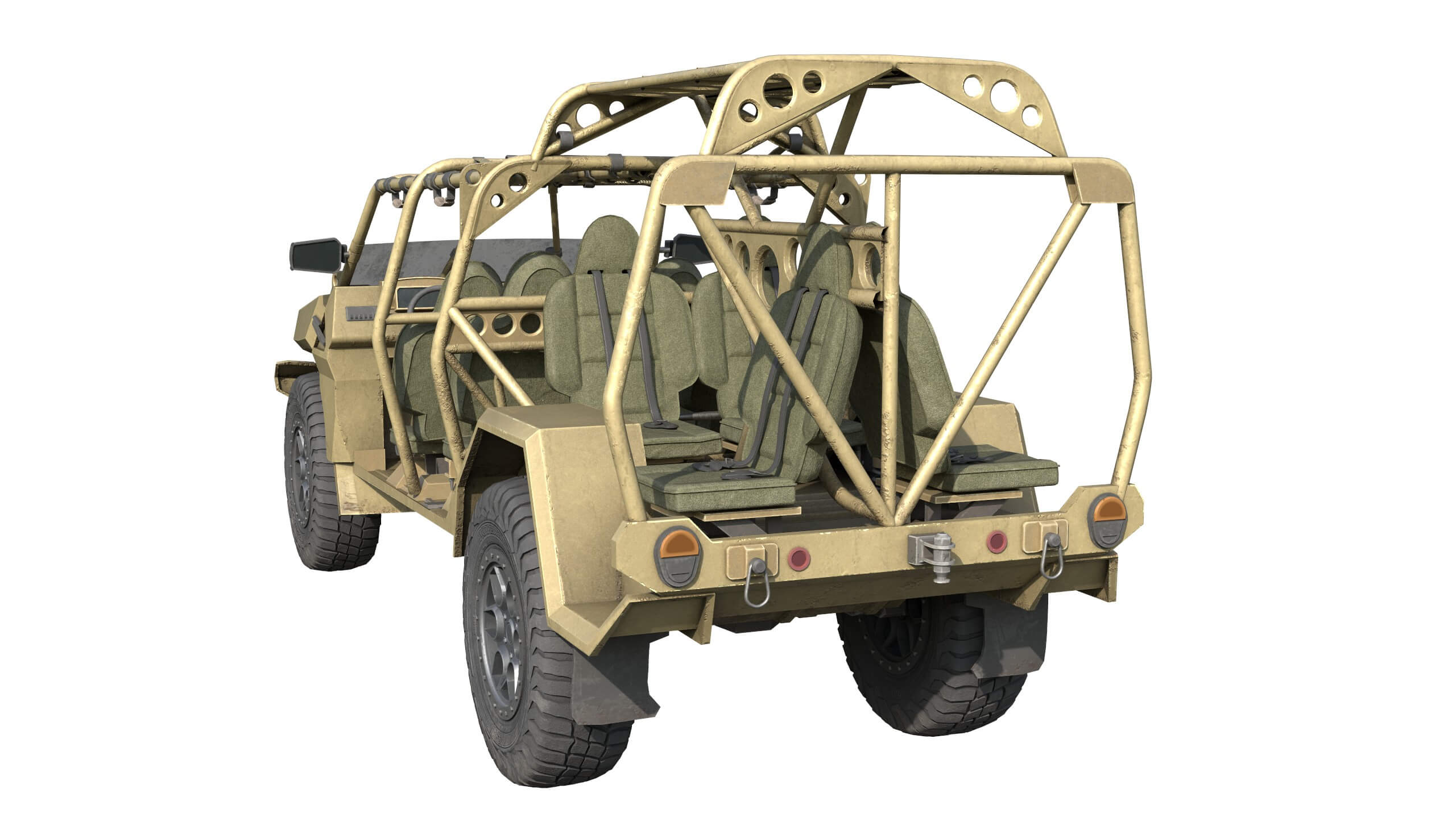 Chevy Colorado ZR2 Military Isv V2 - 3D Model by 3dstudio