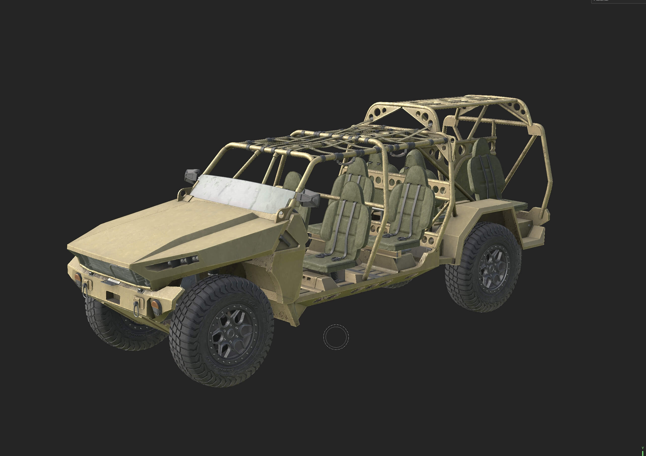 Chevy Colorado ZR2 Military Isv V2 - 3D Model by 3dstudio