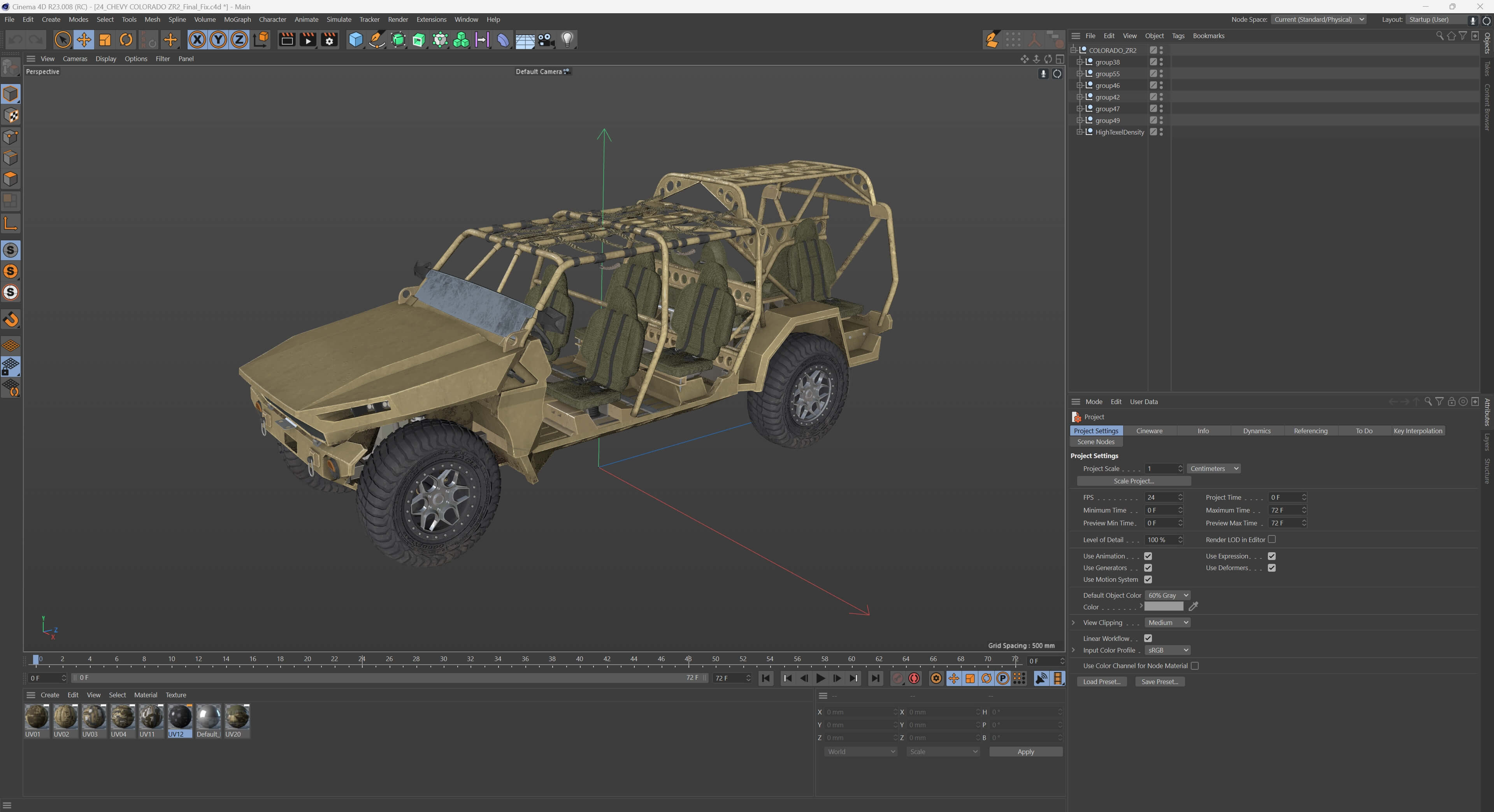 Chevy Colorado ZR2 Military Isv V2 - 3D Model by 3dstudio