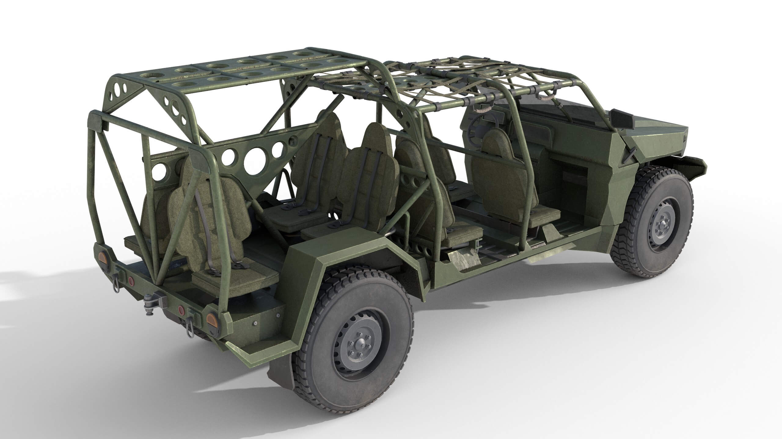 Chevy Colorado ZR2 Military Isv - 3D Model by 3dstudio