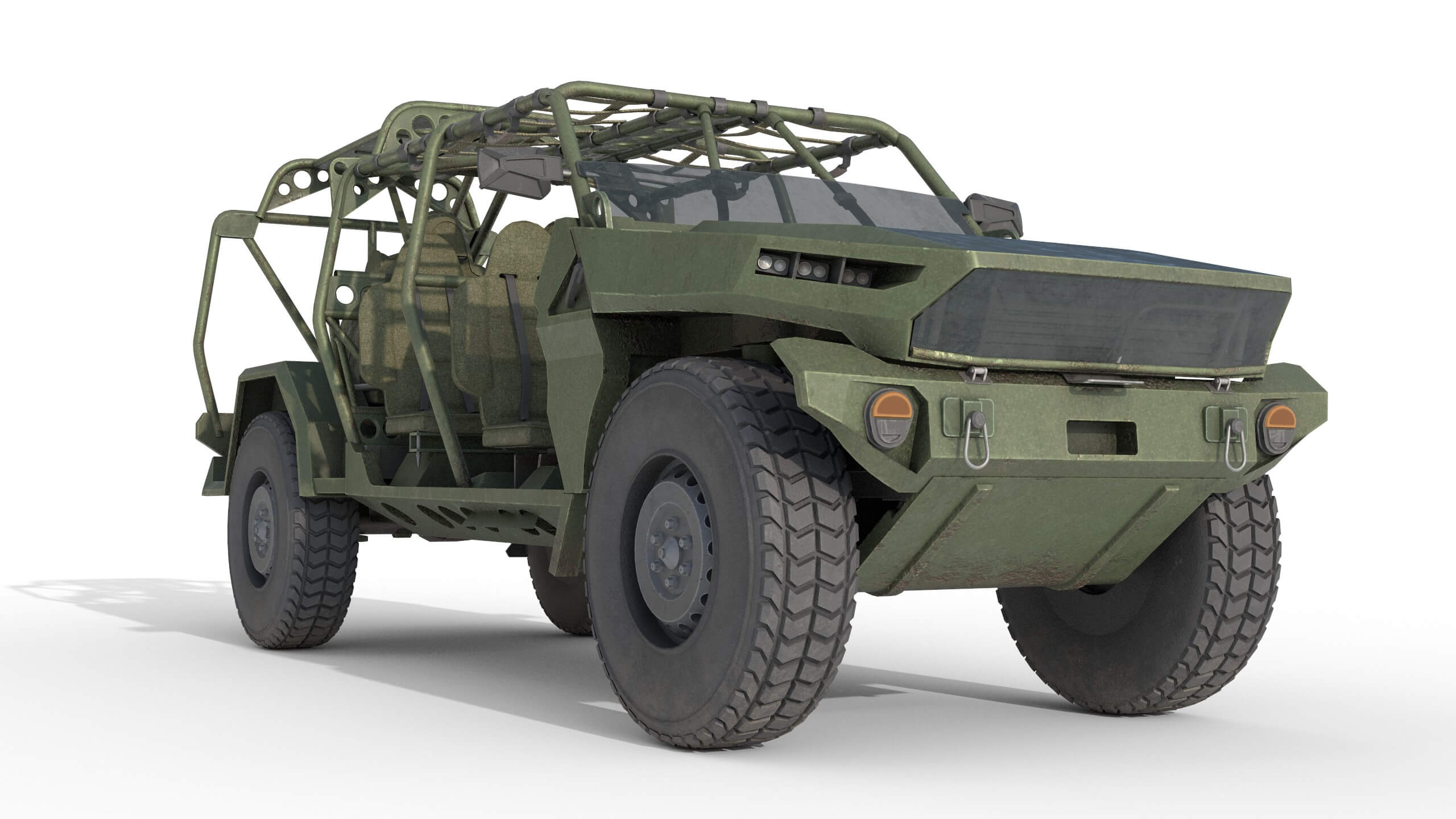 Chevy Colorado ZR2 Military Isv - 3D Model by 3dstudio
