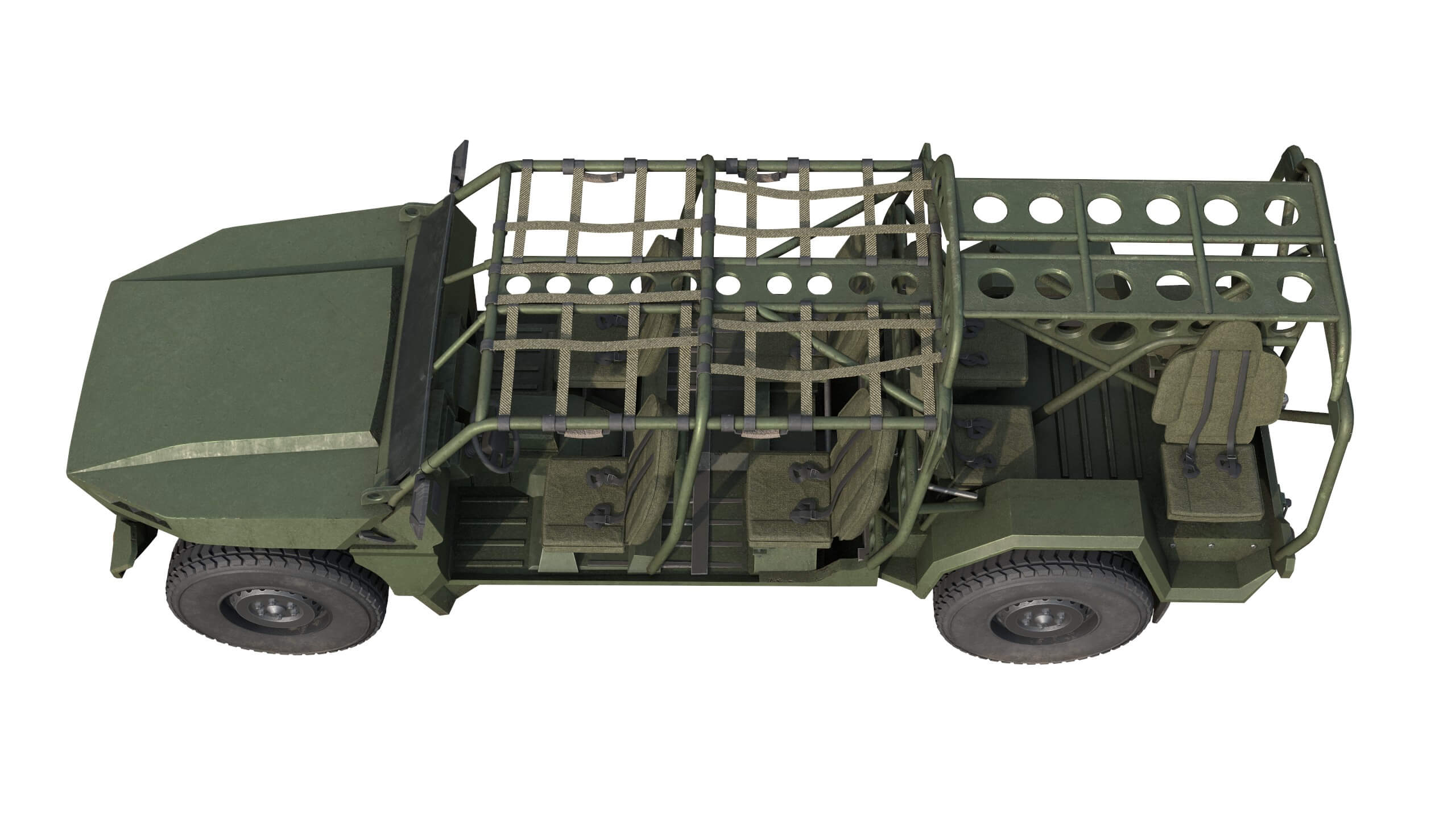 Chevy Colorado ZR2 Military Isv - 3D Model by 3dstudio