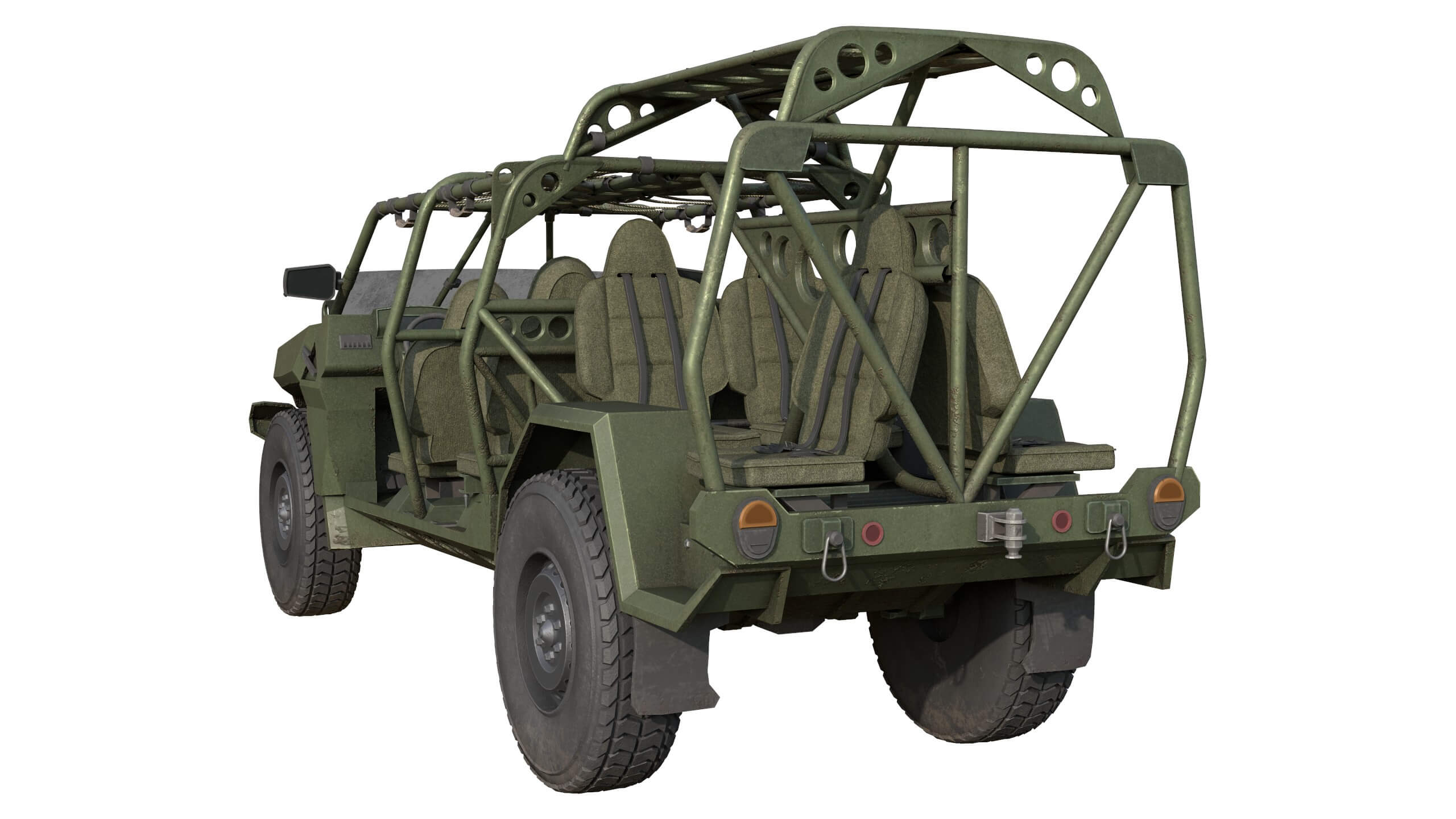 Chevy Colorado ZR2 Military Isv - 3D Model by 3dstudio