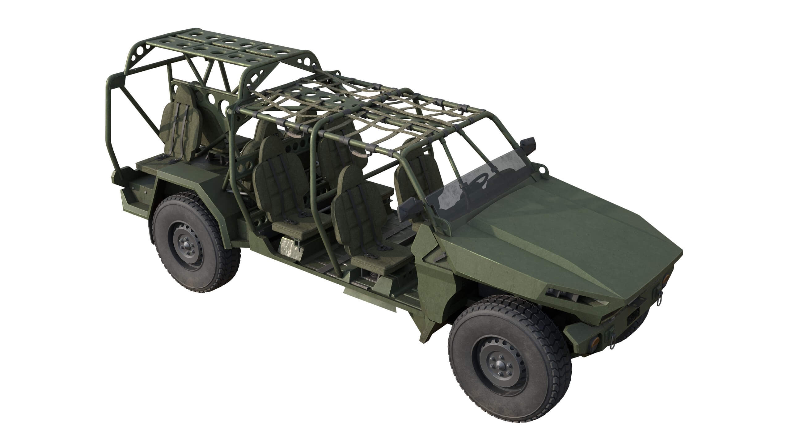 Chevy Colorado ZR2 Military Isv - 3D Model by 3dstudio