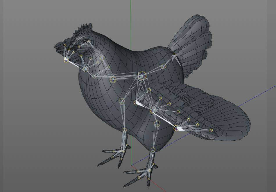 Chicken - 3D Model by 3dstudio