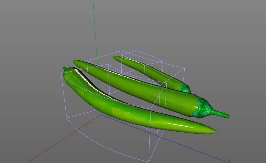 Chilli (Green) - 3D Model by 3dstudio